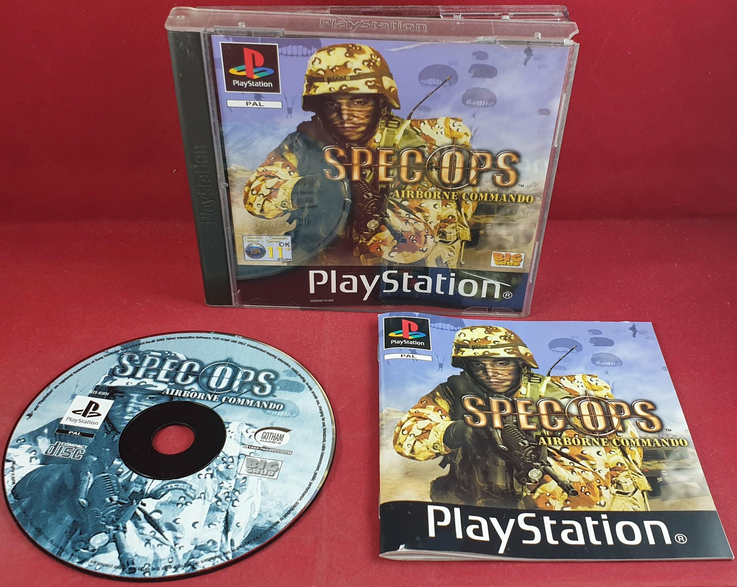 Spec Ops Airborne Commando Sony Playstation 1 (PS1) Game