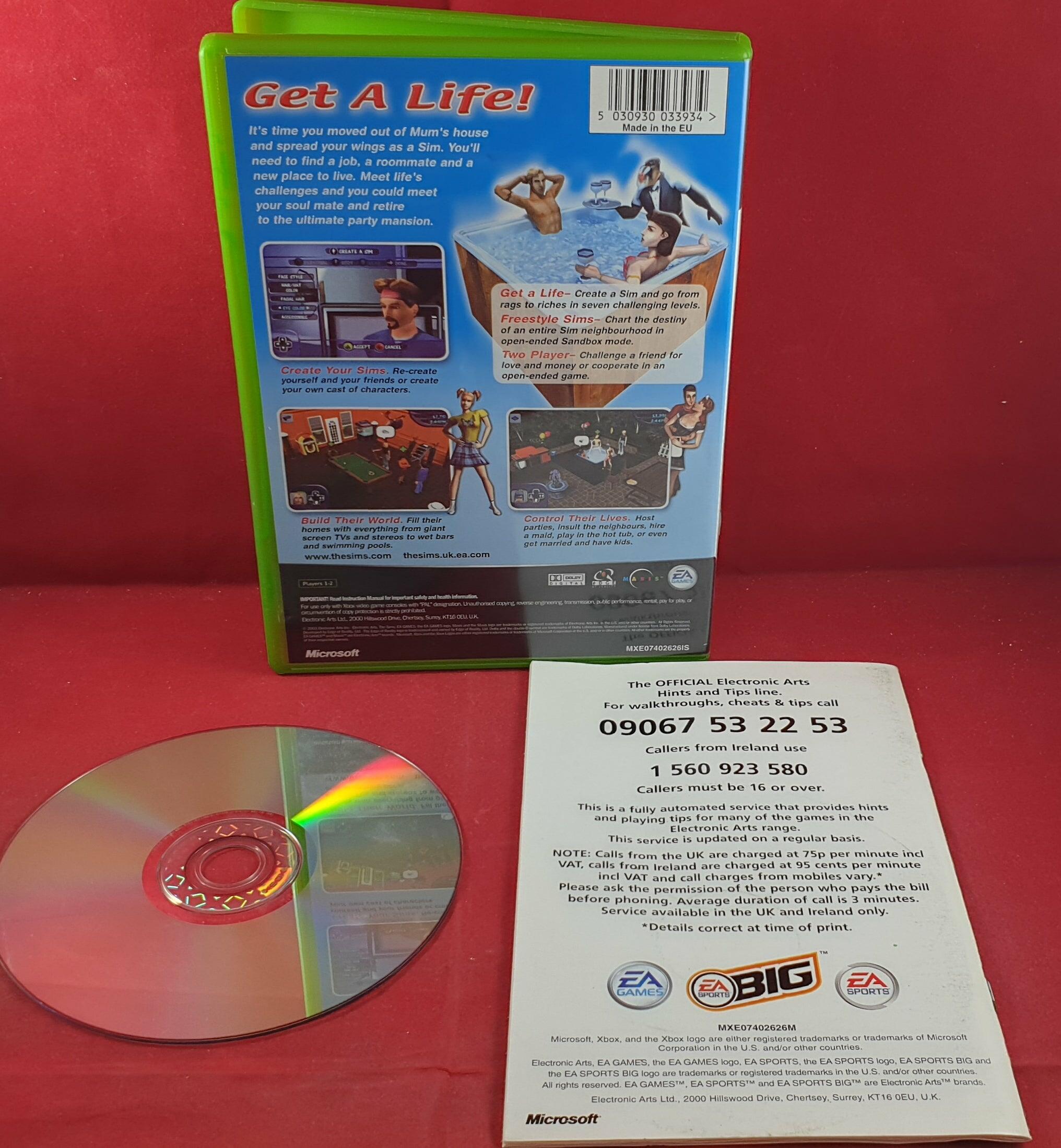 The Sims Microsoft Xbox Game