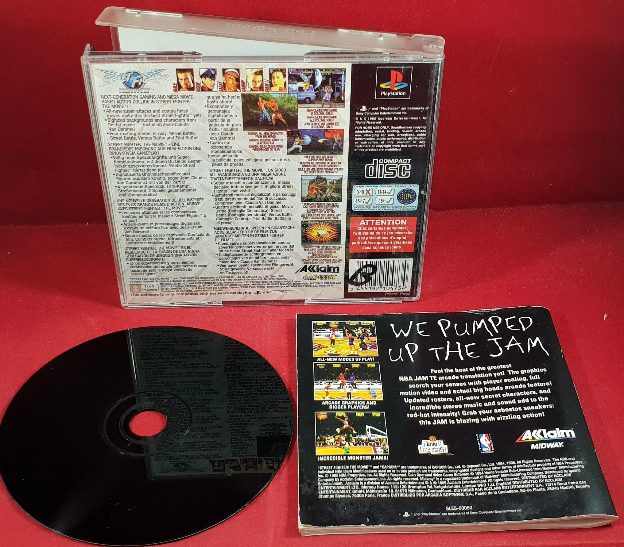 Street Fighter the Movie Sony Playstation 1 (PS1) Ultra RARE Game