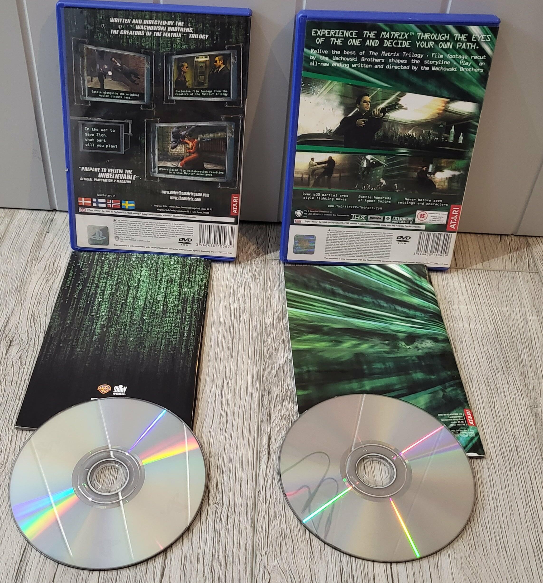 The Matrix Path of Neo & Enter the Matrix Sony Playstation 2 (PS2) Game ...