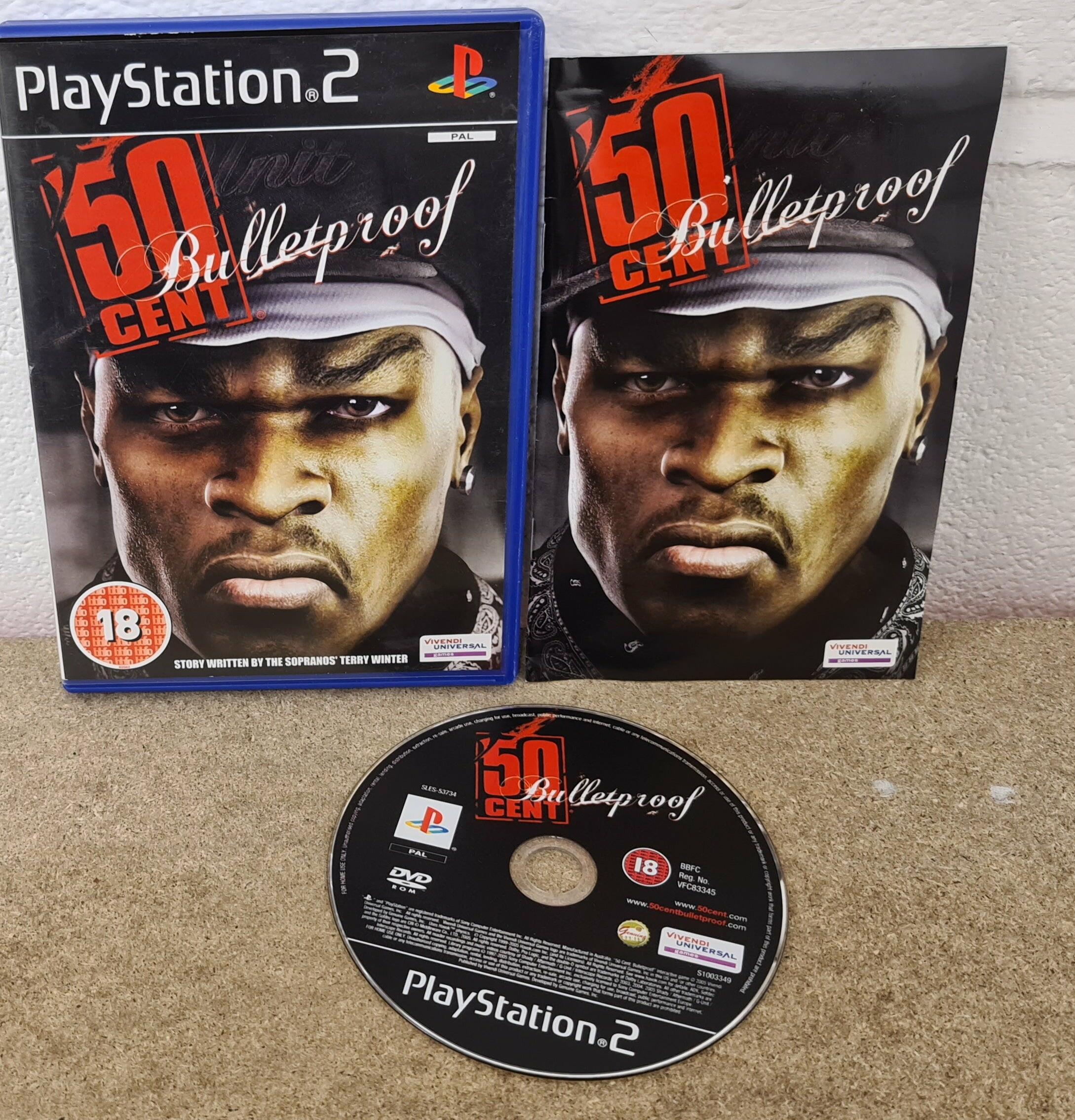 50 Cent Bulletproof Sony Playstation 2 (PS2) Game