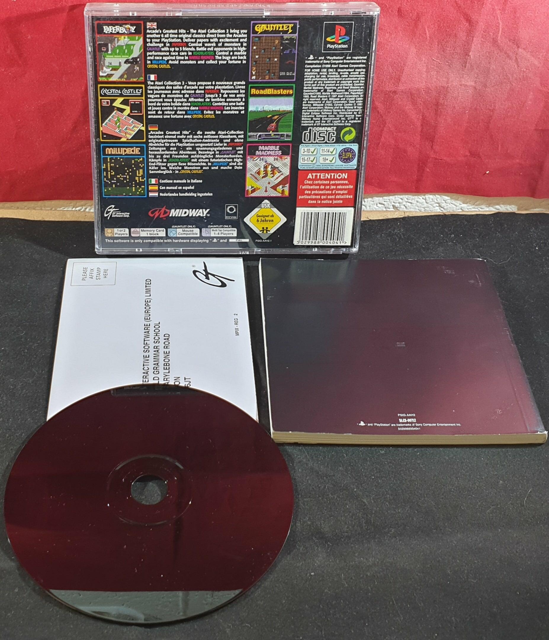 Arcades Greatest Hits the Atari Collection 2 Sony Playstation 1 (PS1) Game