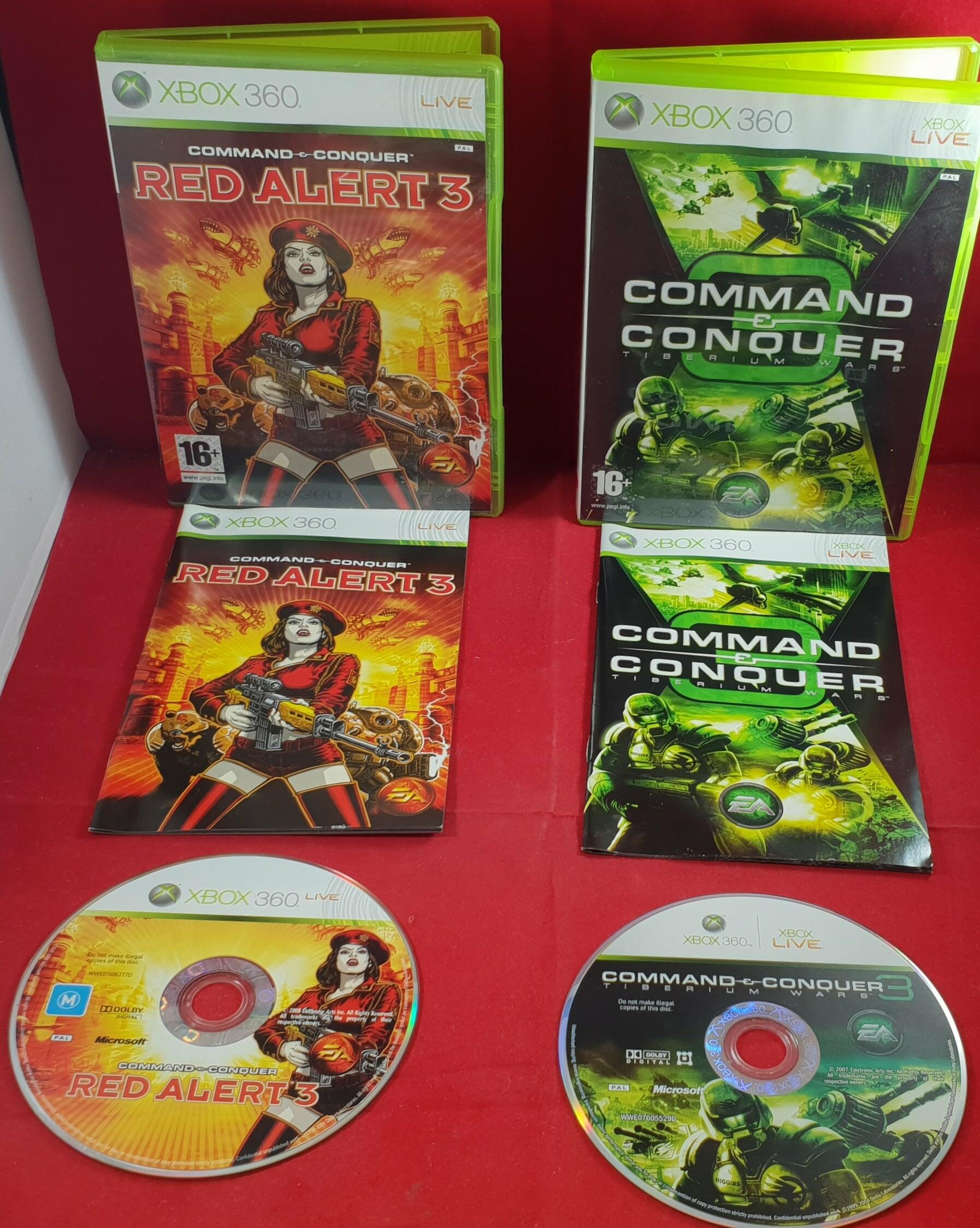 Command & Conquer Red Alert 3 & Tiberium Wars Microsoft Xbox 360 Game ...