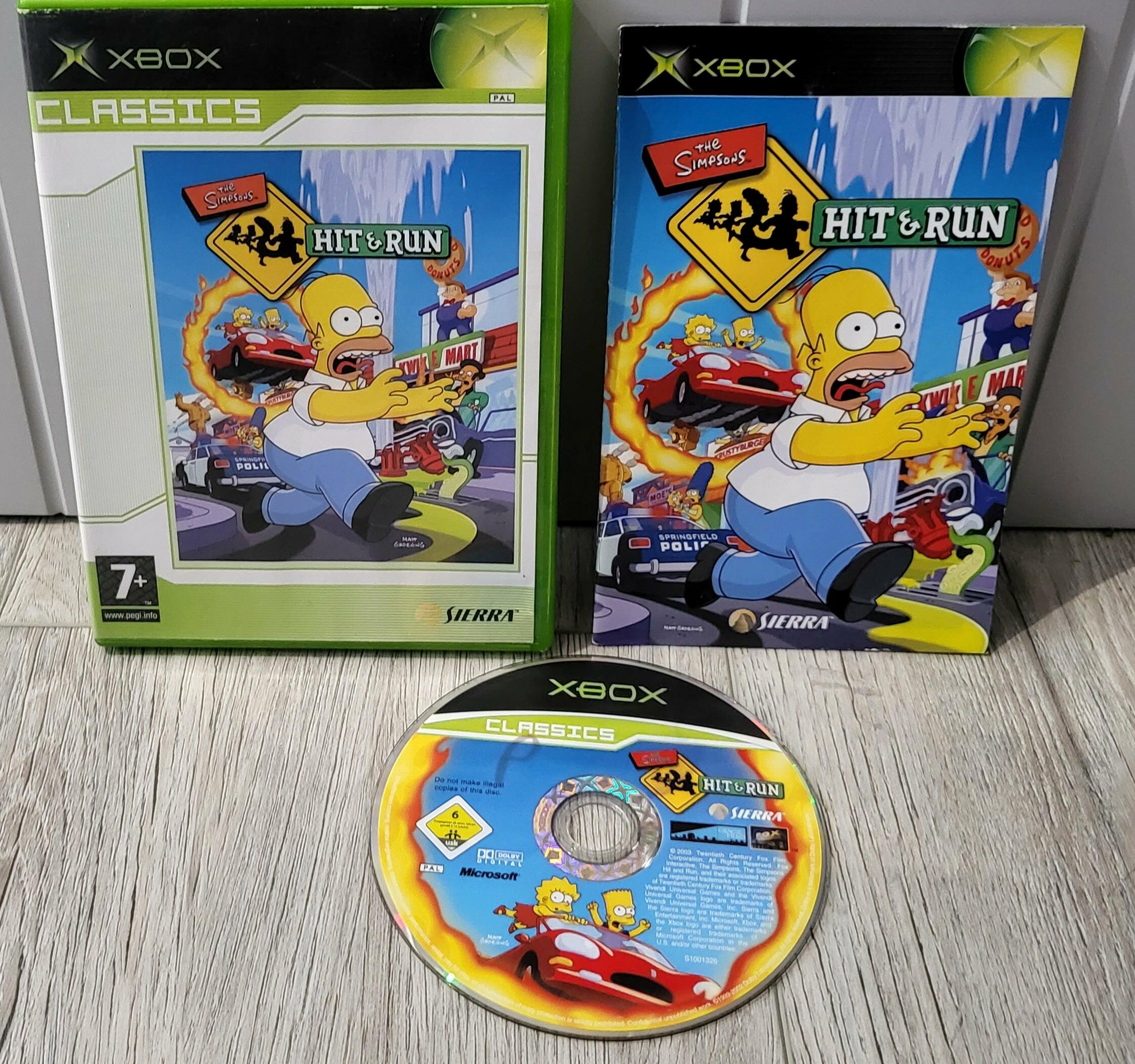 The Simpsons Hit & Run Classics Microsoft Xbox Game