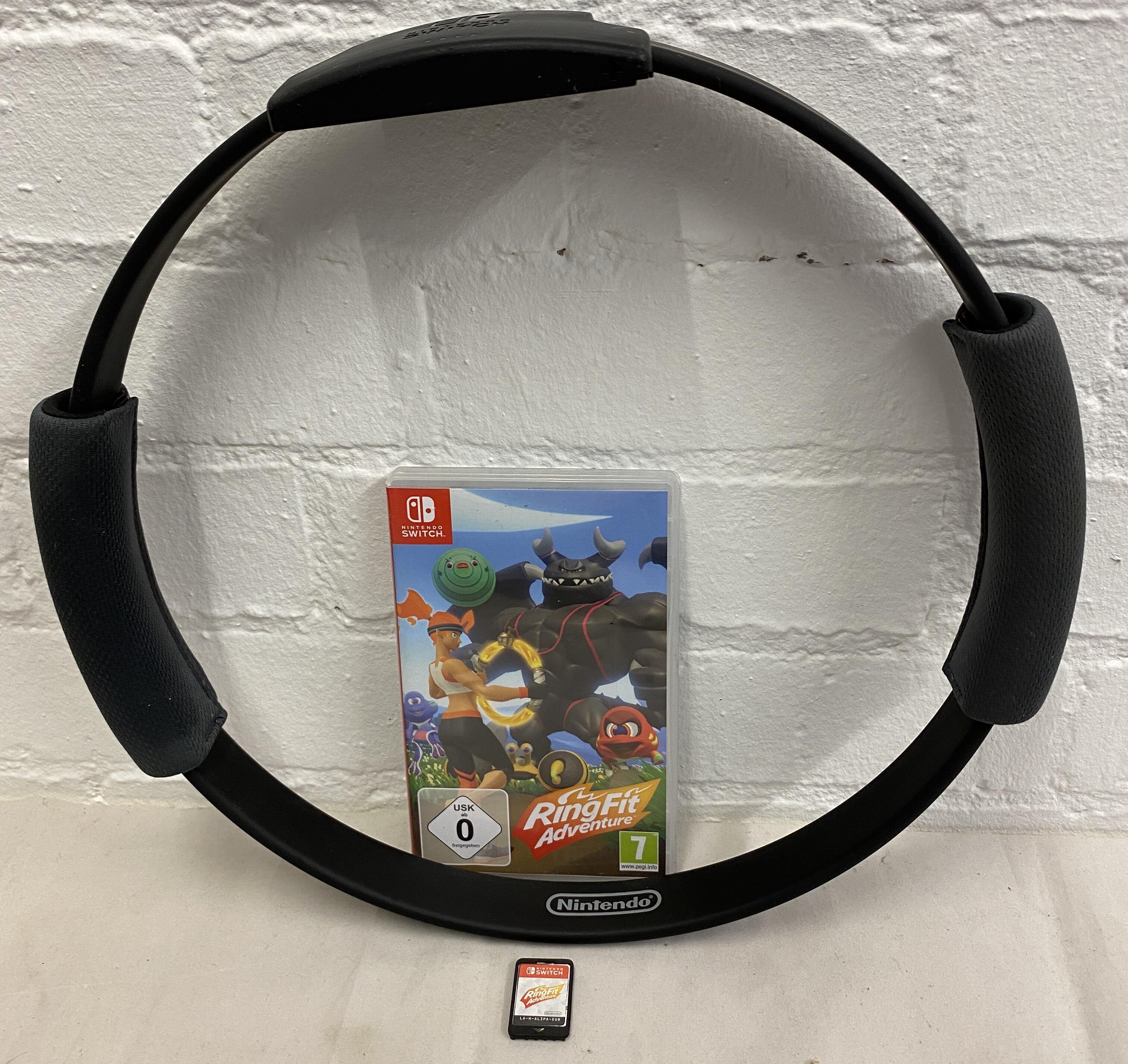 Nintendo Switch Ring Fit Adventure Game and Ring Controller