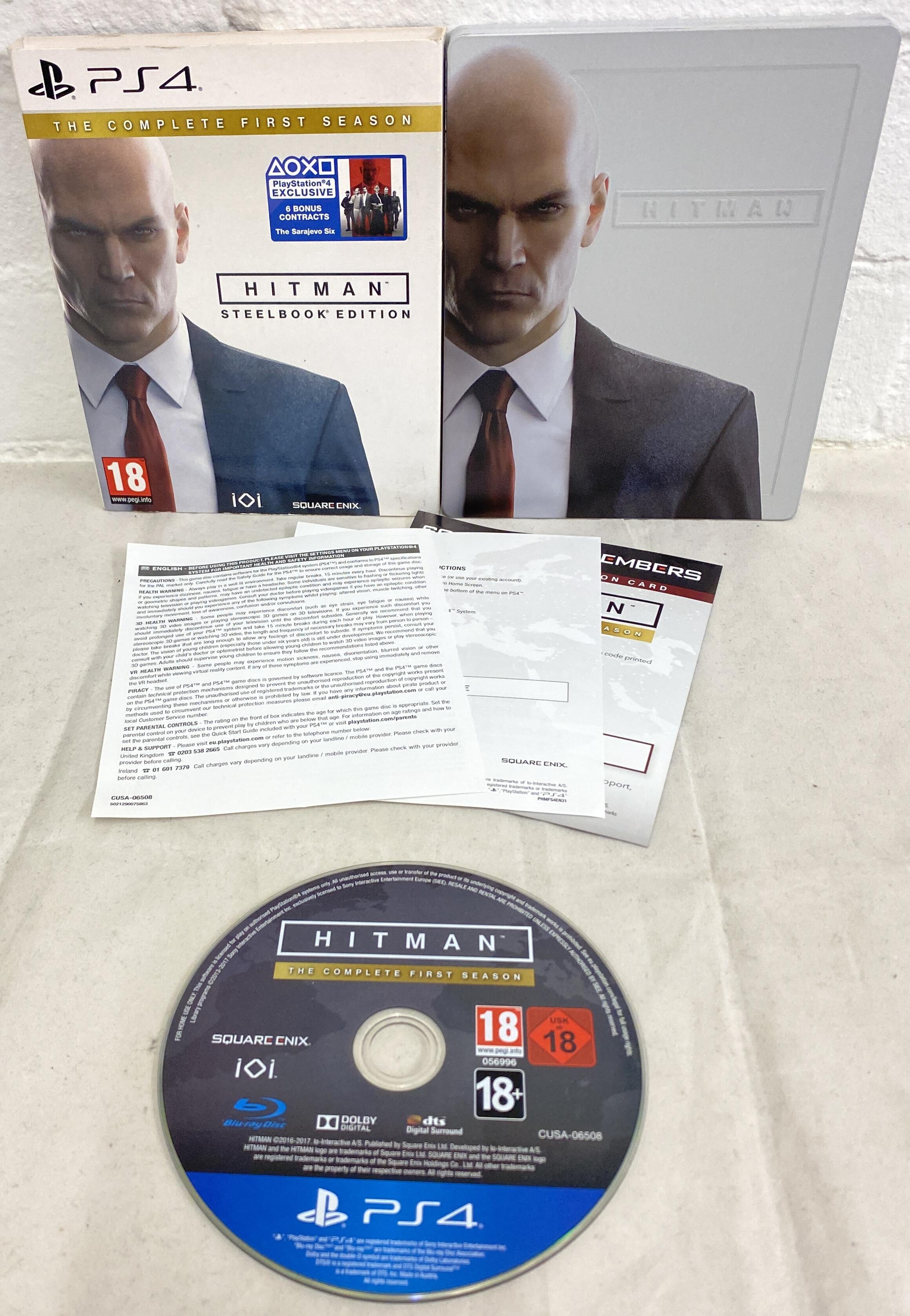 Hitman: The Complete First Season – Steelbook Edition (PS4) – Very Good ...