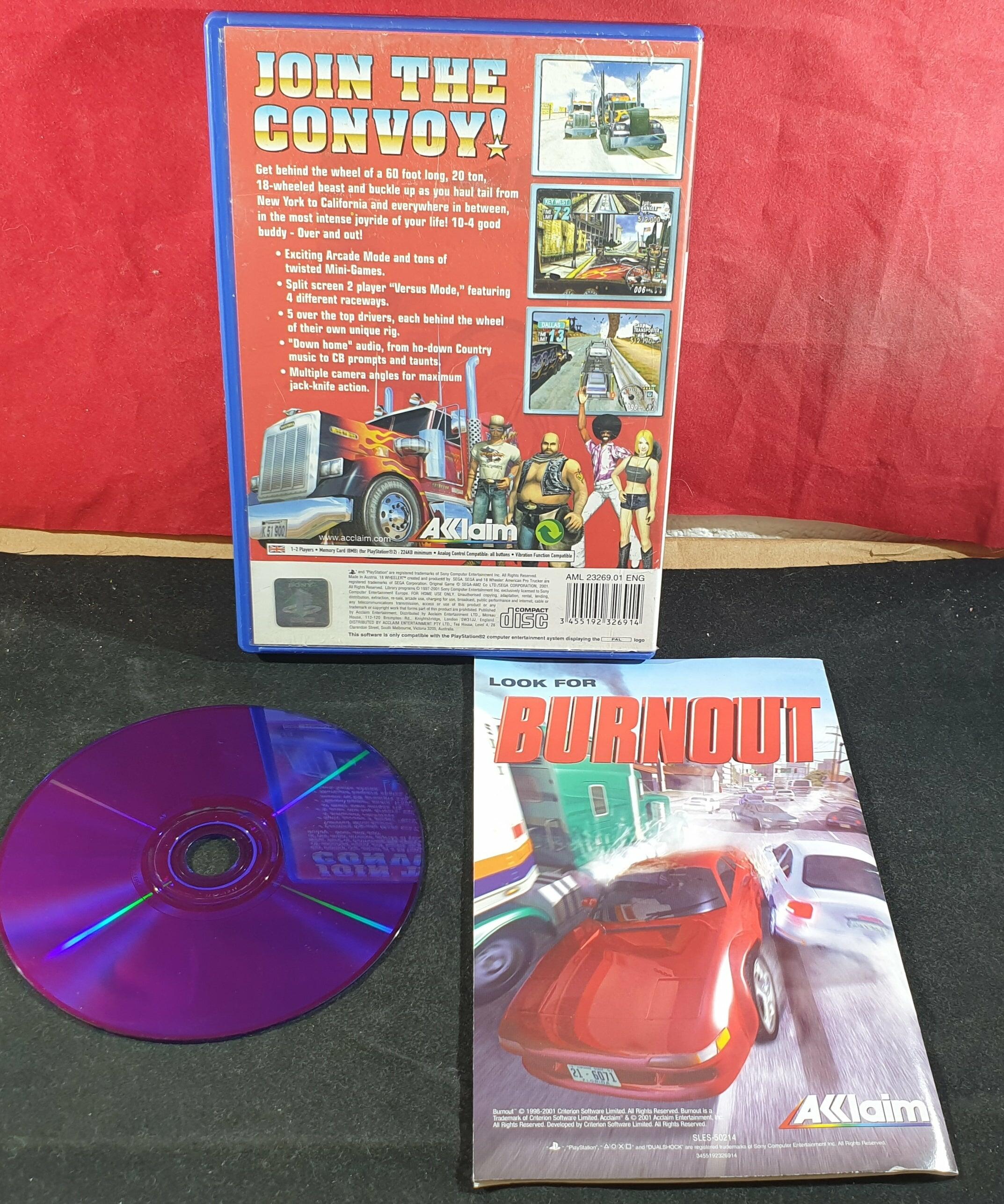 18 Wheeler American Pro Trucker Sony Playstation 2 (PS2) Game