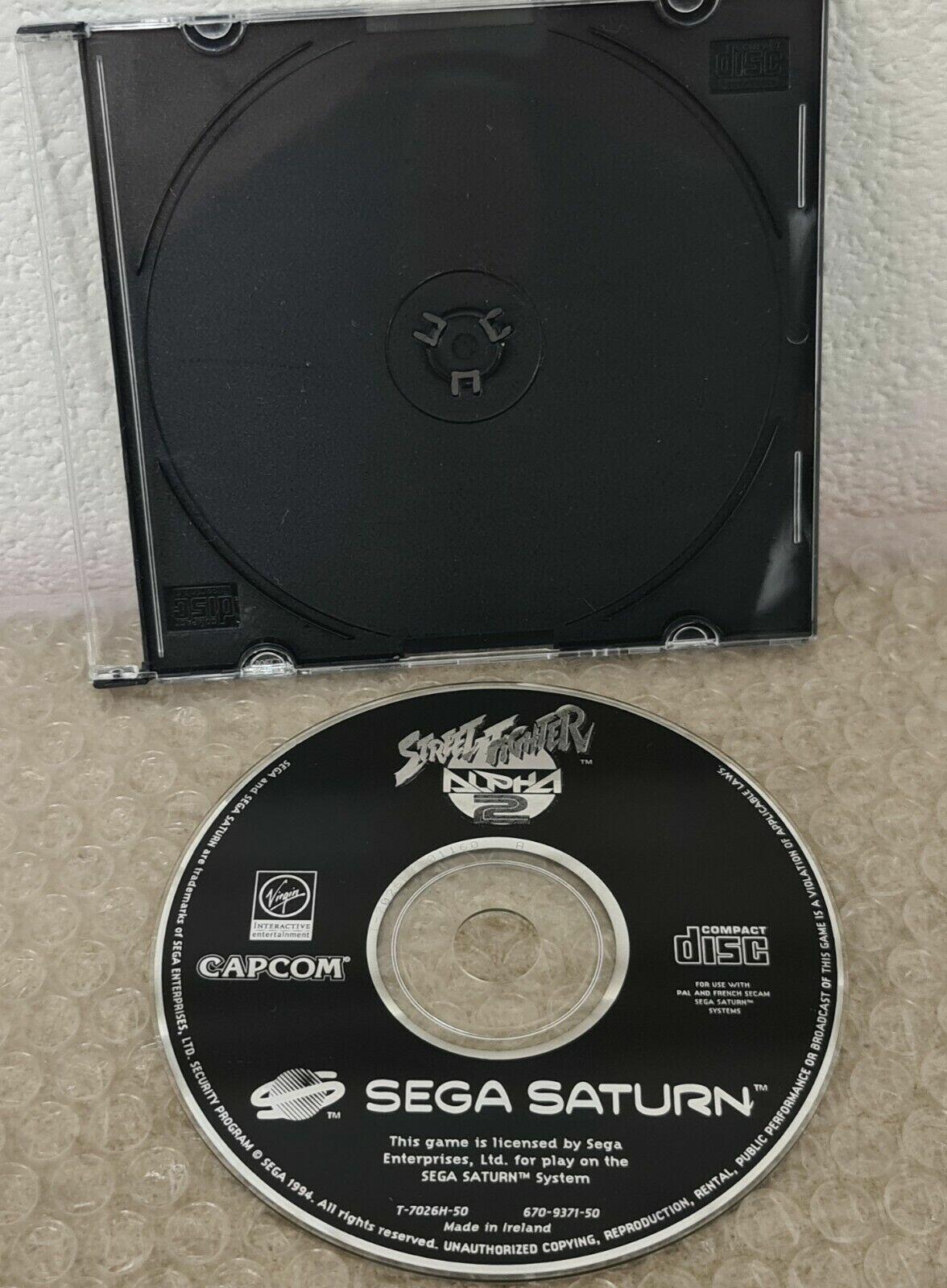 Street Fighter Alpha 2 Disc Only Sega Saturn VGC