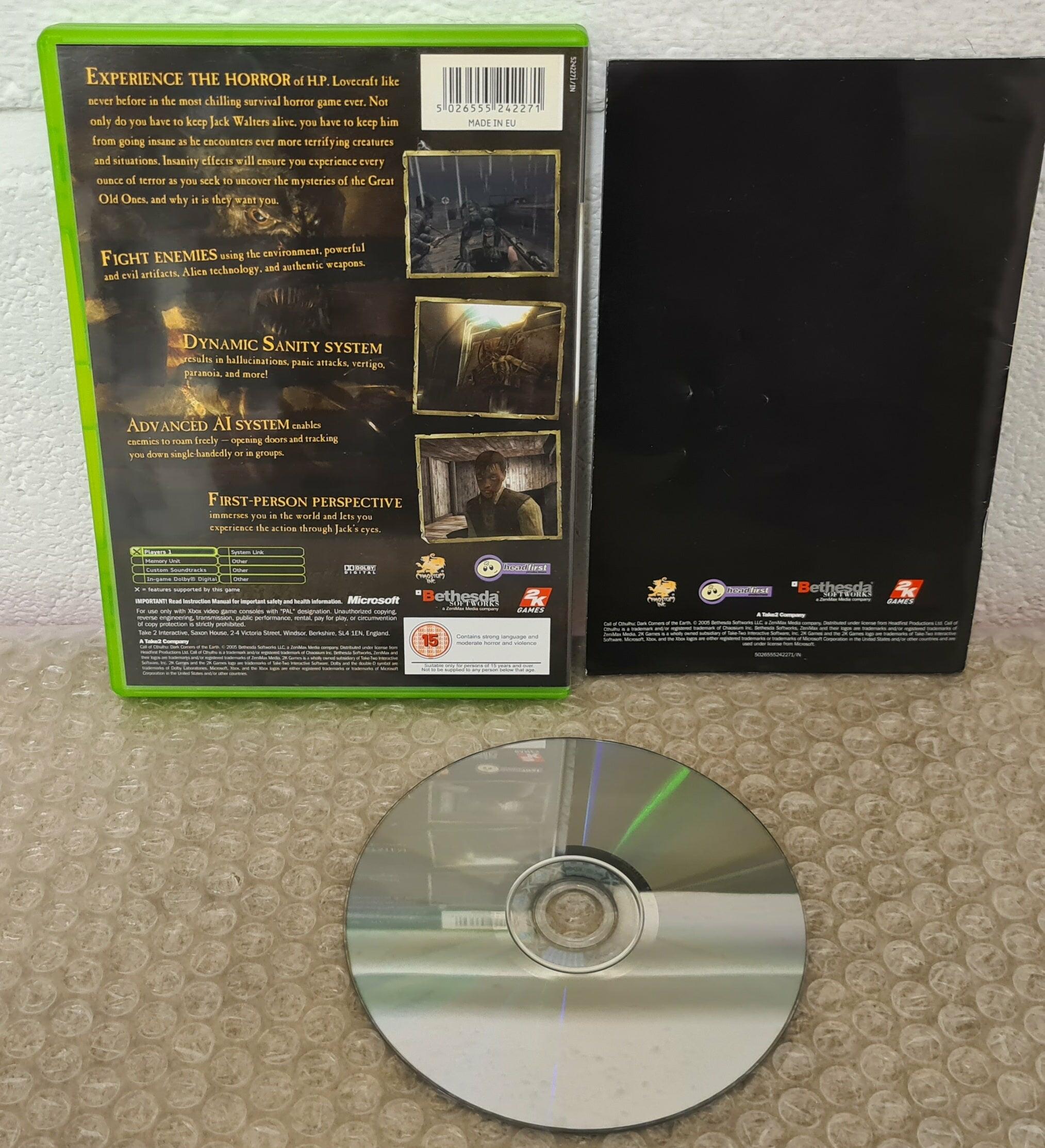 Call of Cthulhu Dark Corners of the Earth Microsoft Xbox Game