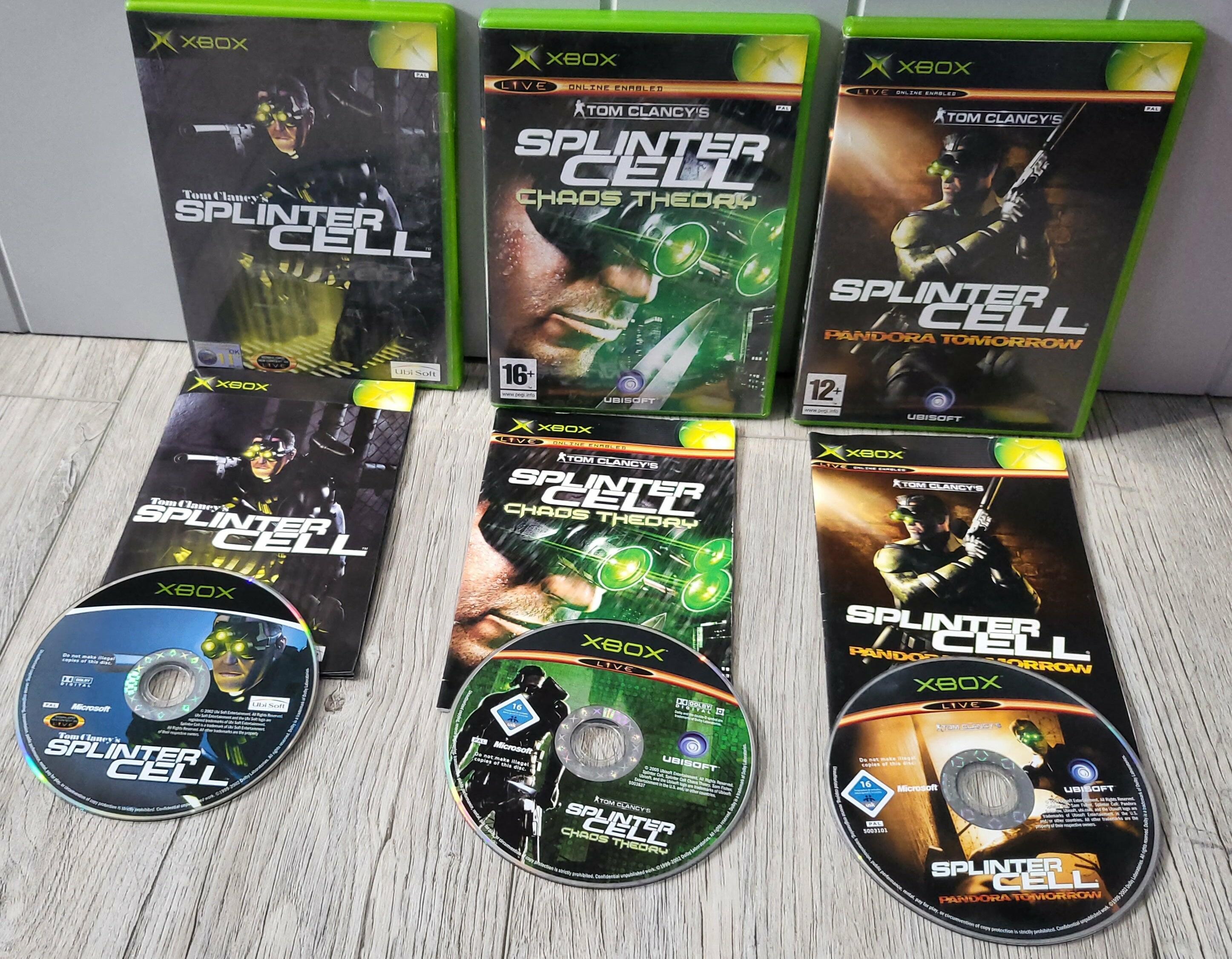 Splinter Cell, Pandora Tomorrow & Chaos Theory Microsoft Xbox Game Bundle