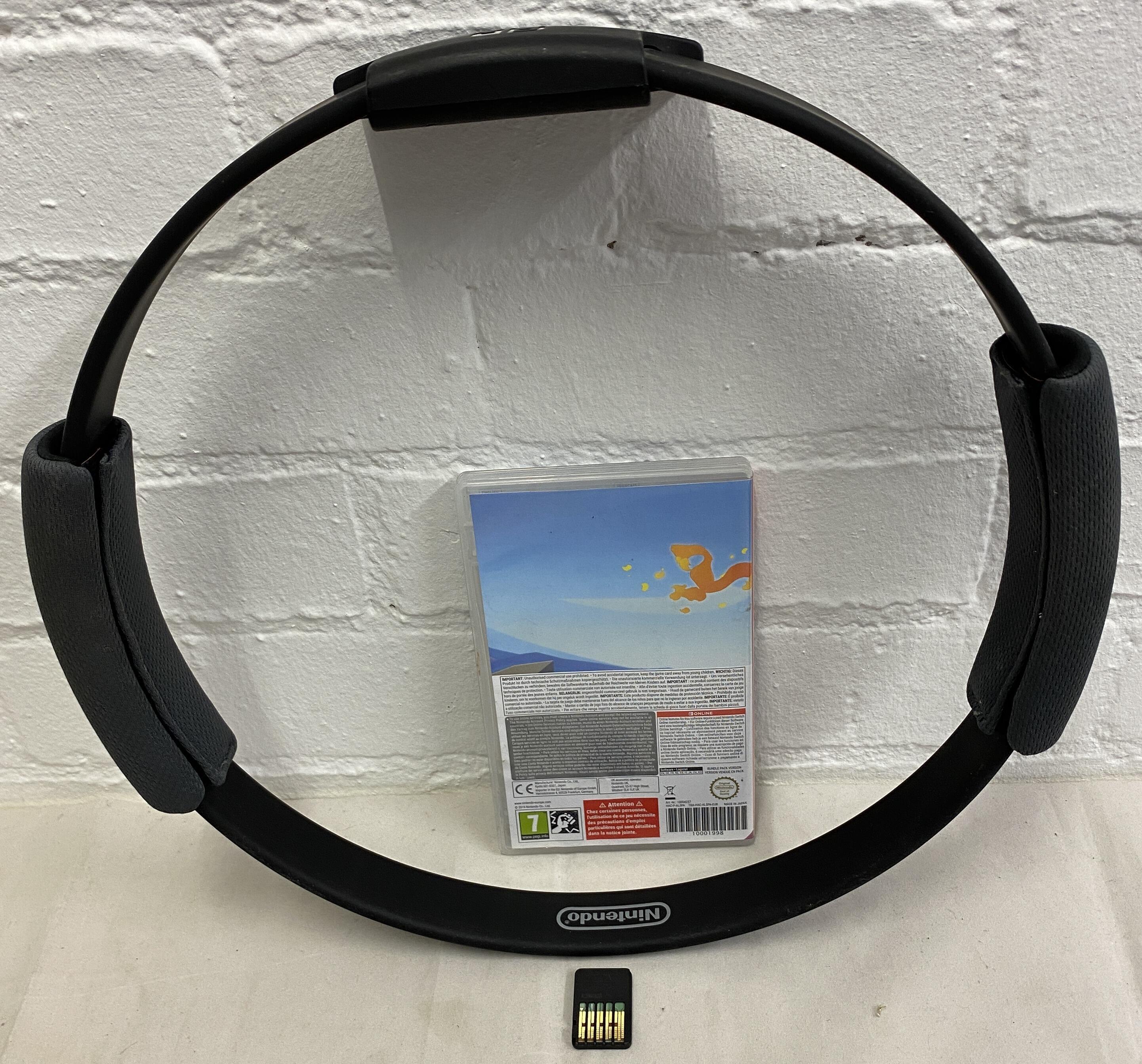 Nintendo Switch Ring Fit Adventure Game and Ring Controller