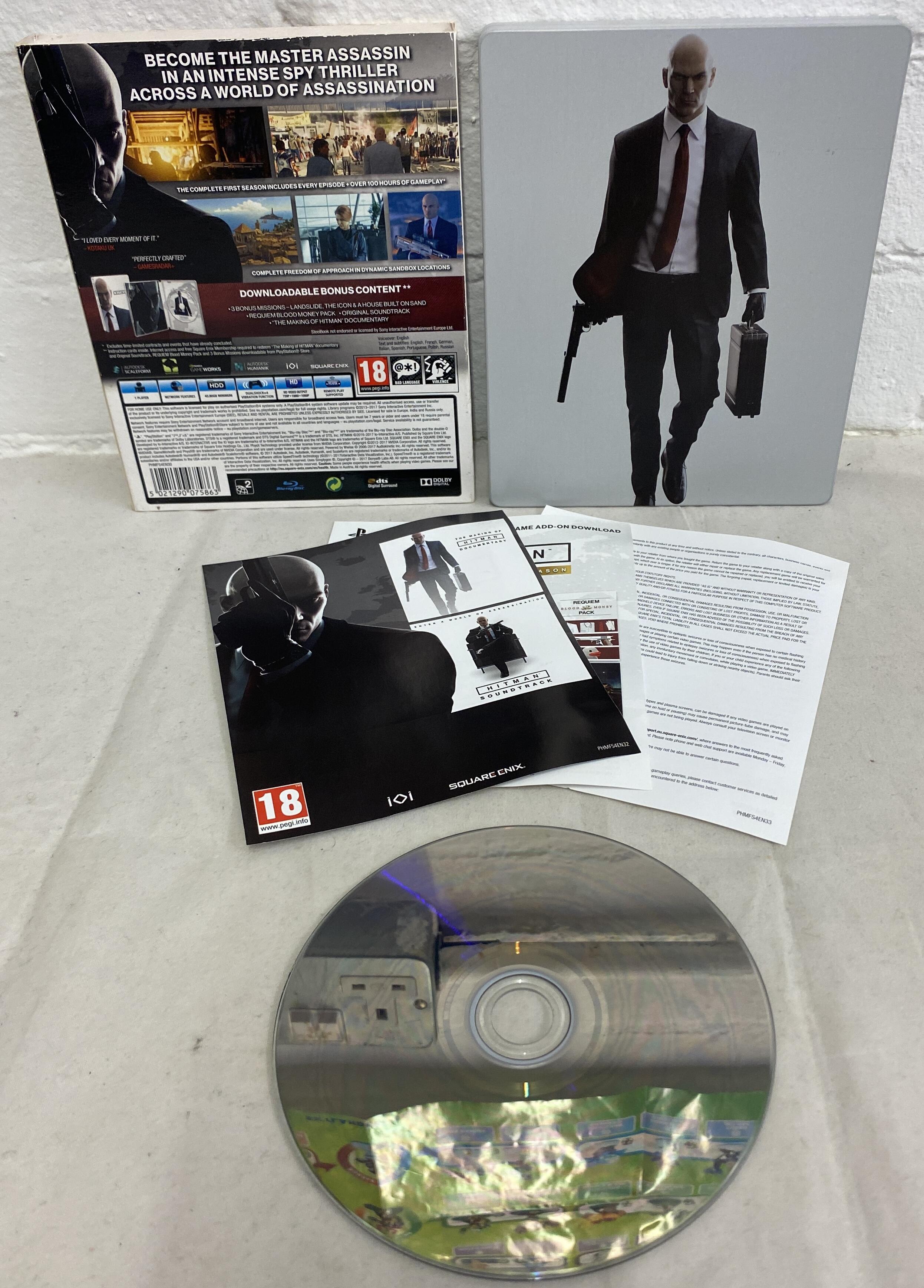 Hitman: The Complete First Season – Steelbook Edition (PS4) – Very Good ...