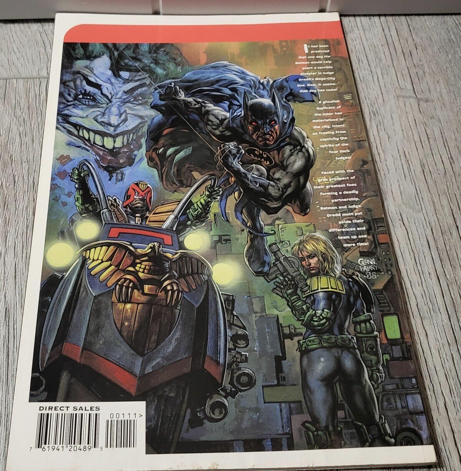 DC Comics Batman Judge Dredd Die Laughing 1 VGC