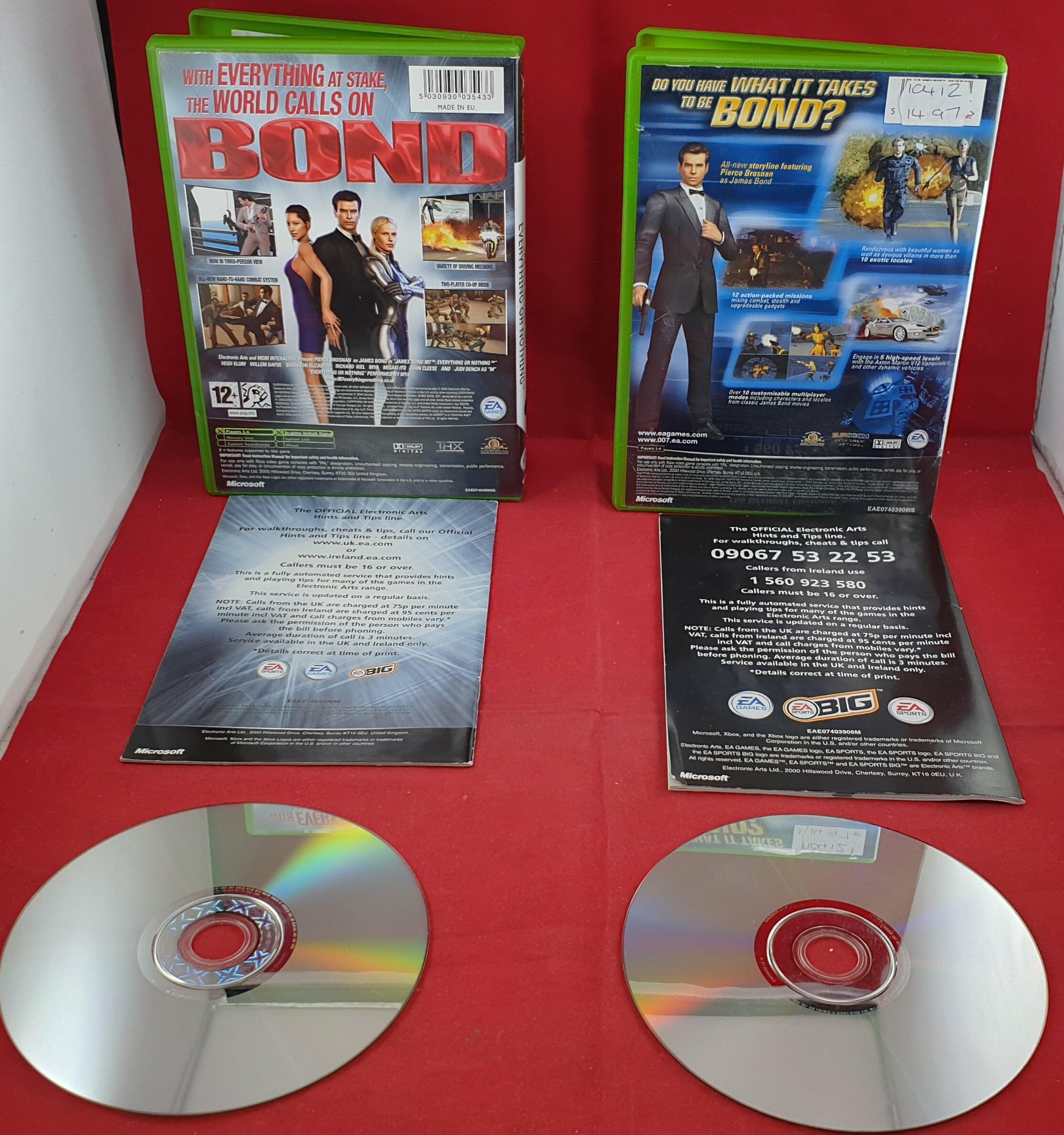 James Bond 007 Nightfire & Everything or Nothing Microsoft Xbox Game Bundle