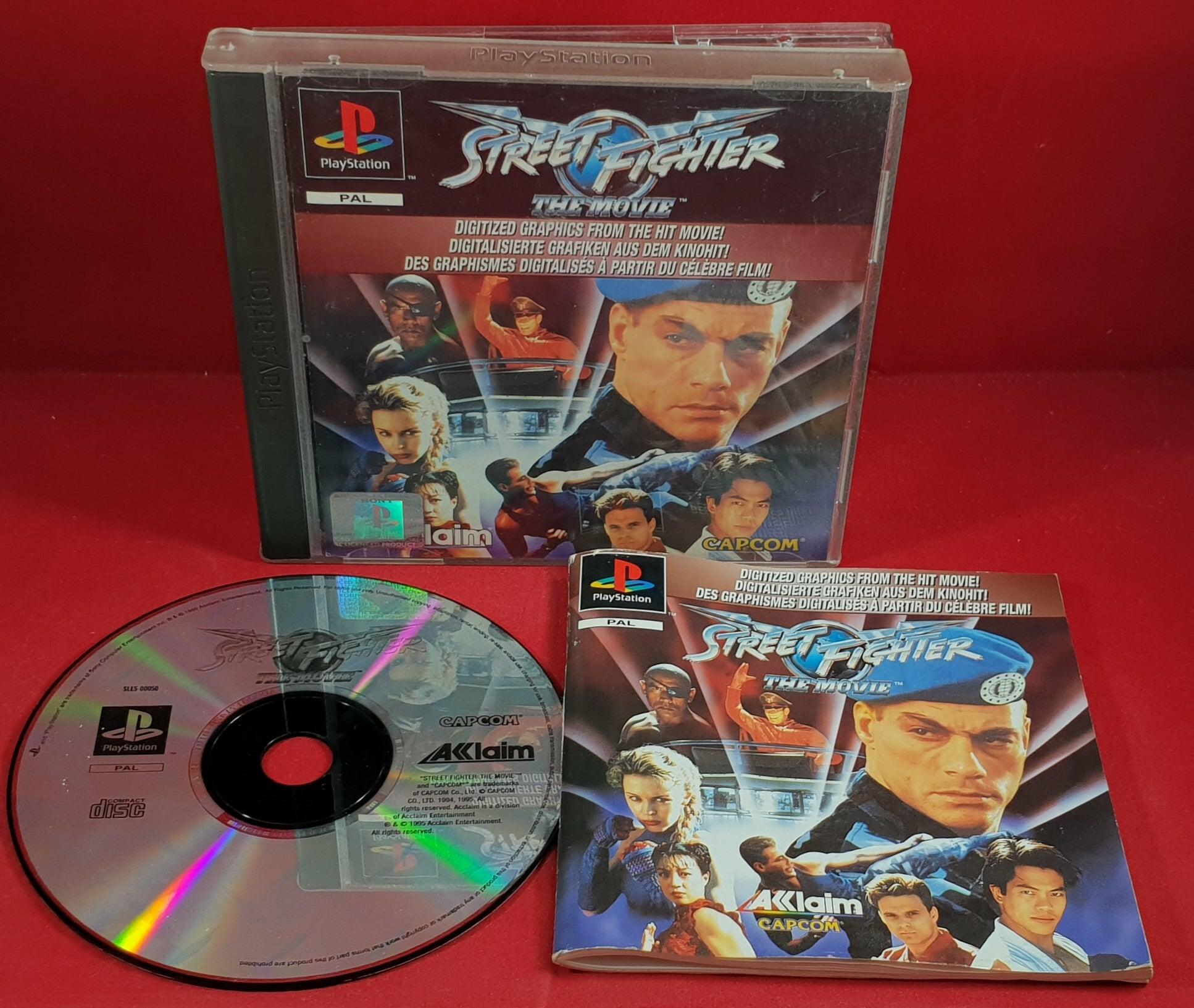 Street Fighter the Movie Sony Playstation 1 (PS1) Ultra RARE Game
