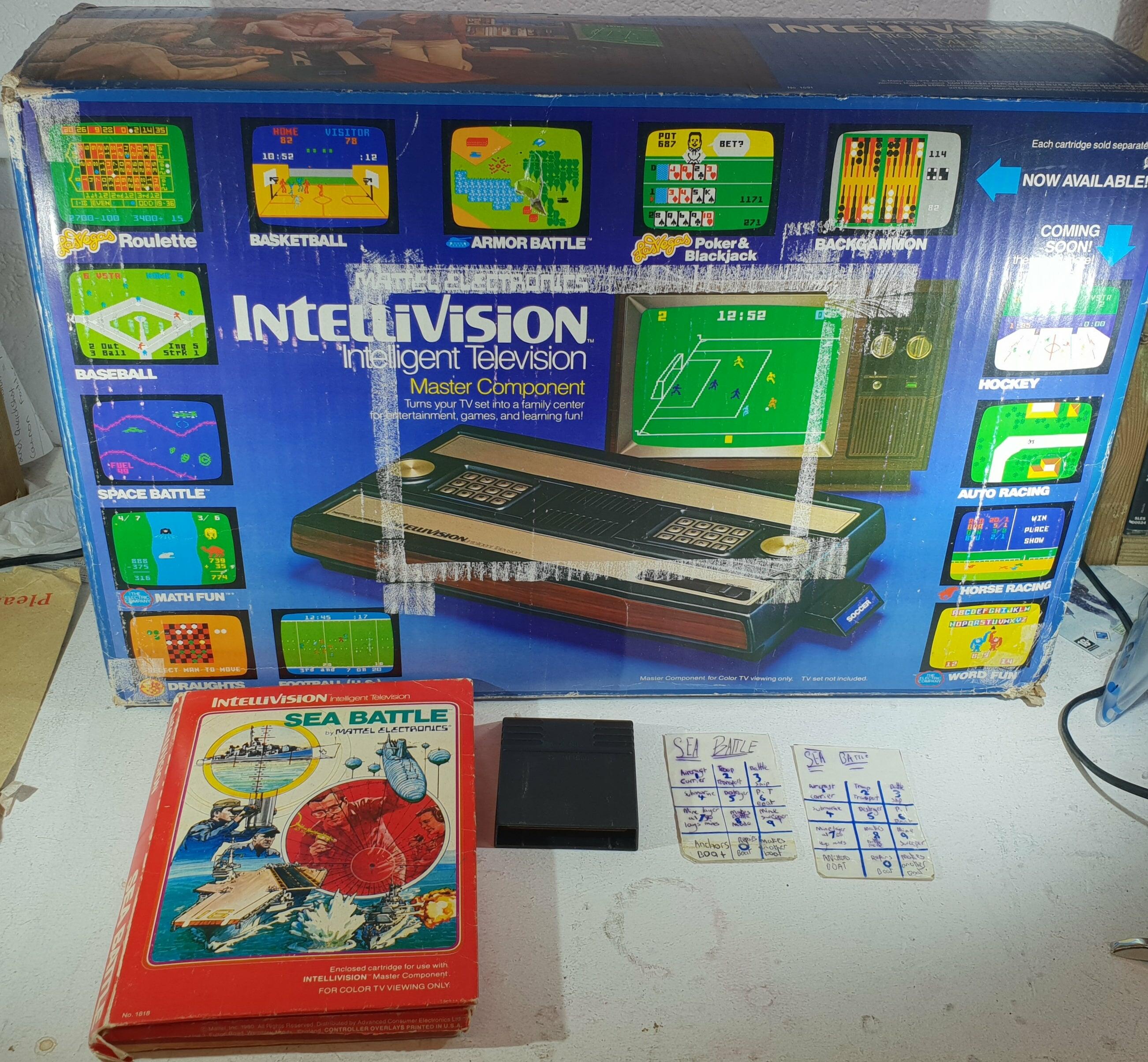 Boxed Intellivision Console with Sea Battle