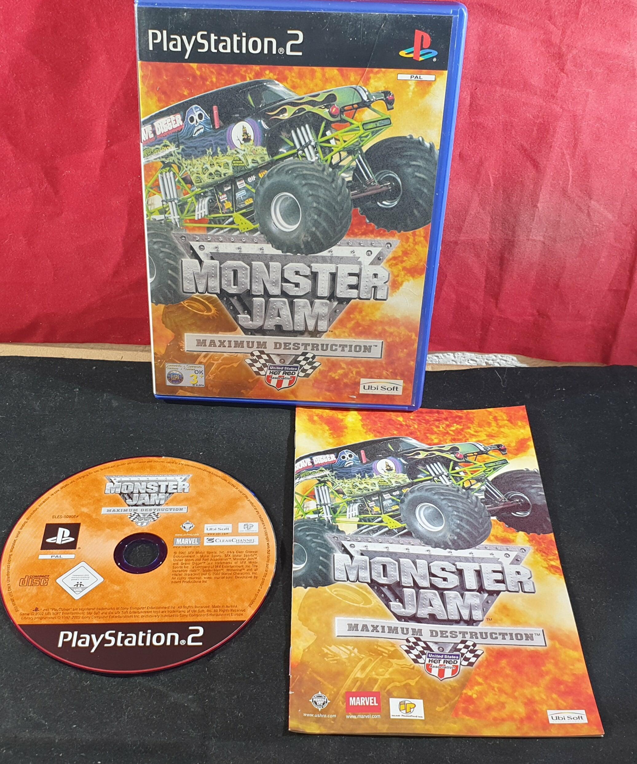 Monster Jam Maximum Destruction Sony Playstation 2 (PS2) Game