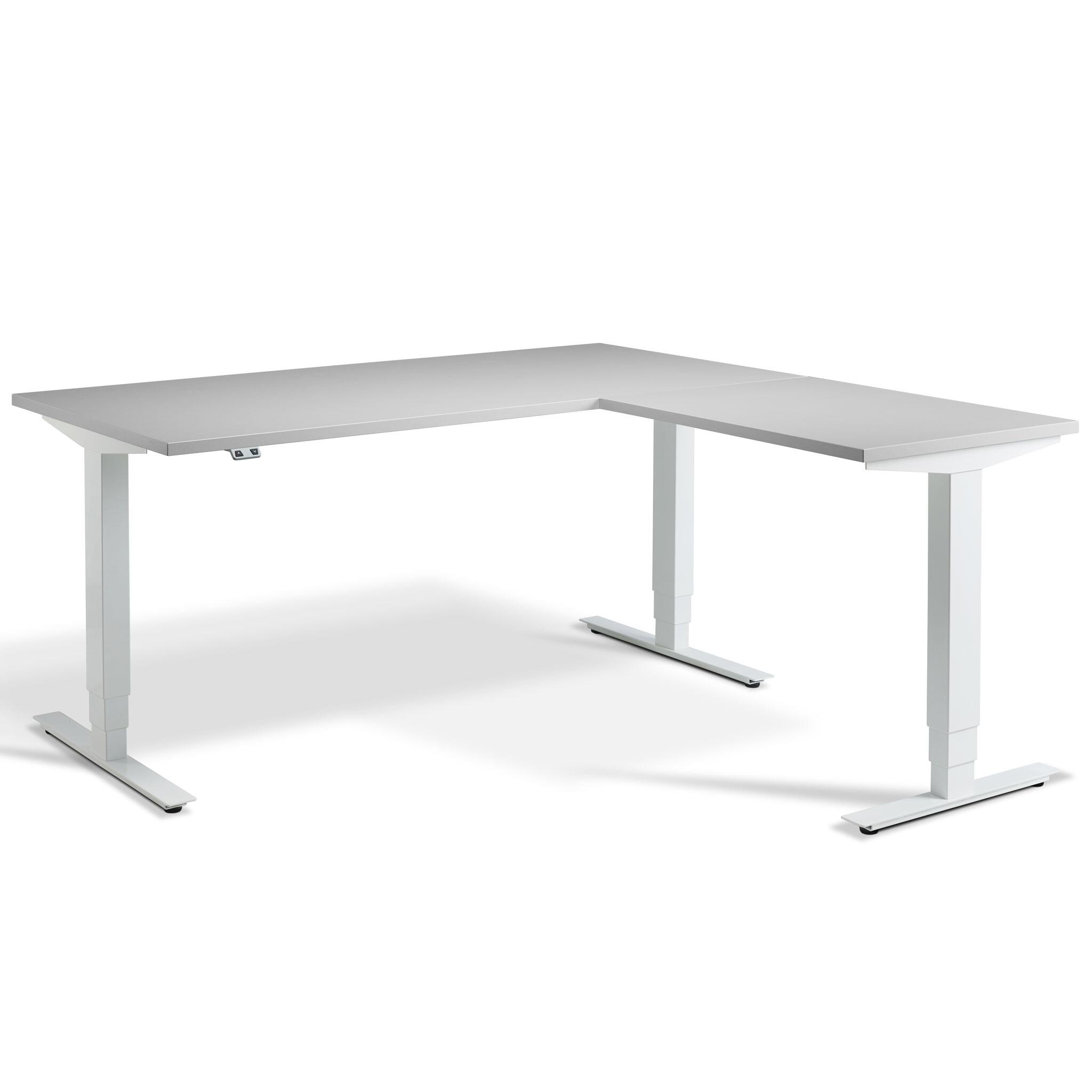 Advance Corner Standing Desk | Triple Motor Corner Sit-Stand Workstation