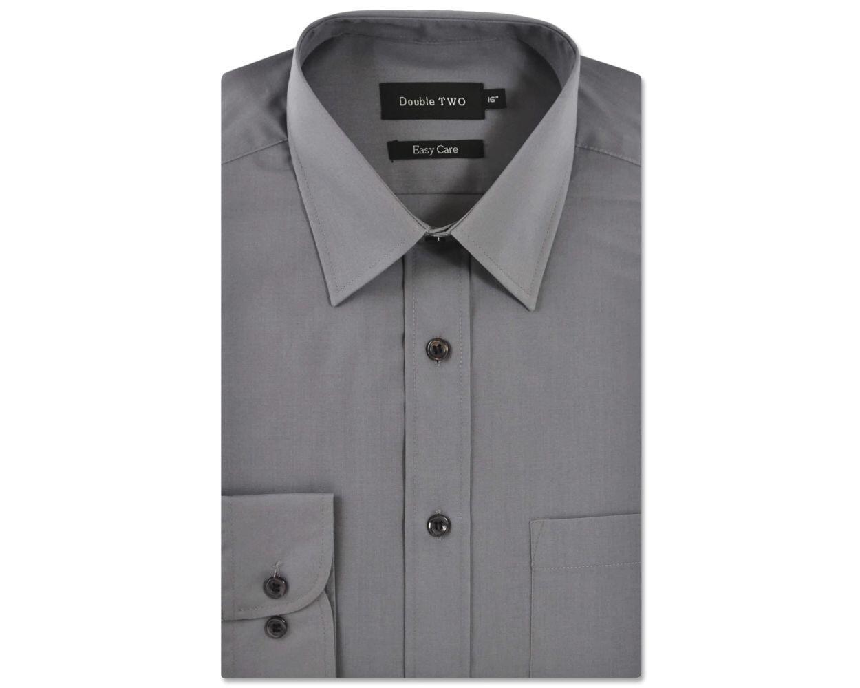 Big Men's Formal Shirts | Collar Sizes 18"–23" | Short & Long Sleeve