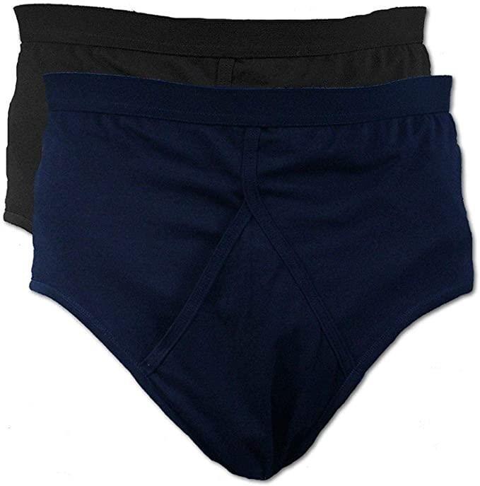 Twin Pack Big Men’s Classic Y-Fronts | 2XL–6XL Cotton Stretch
