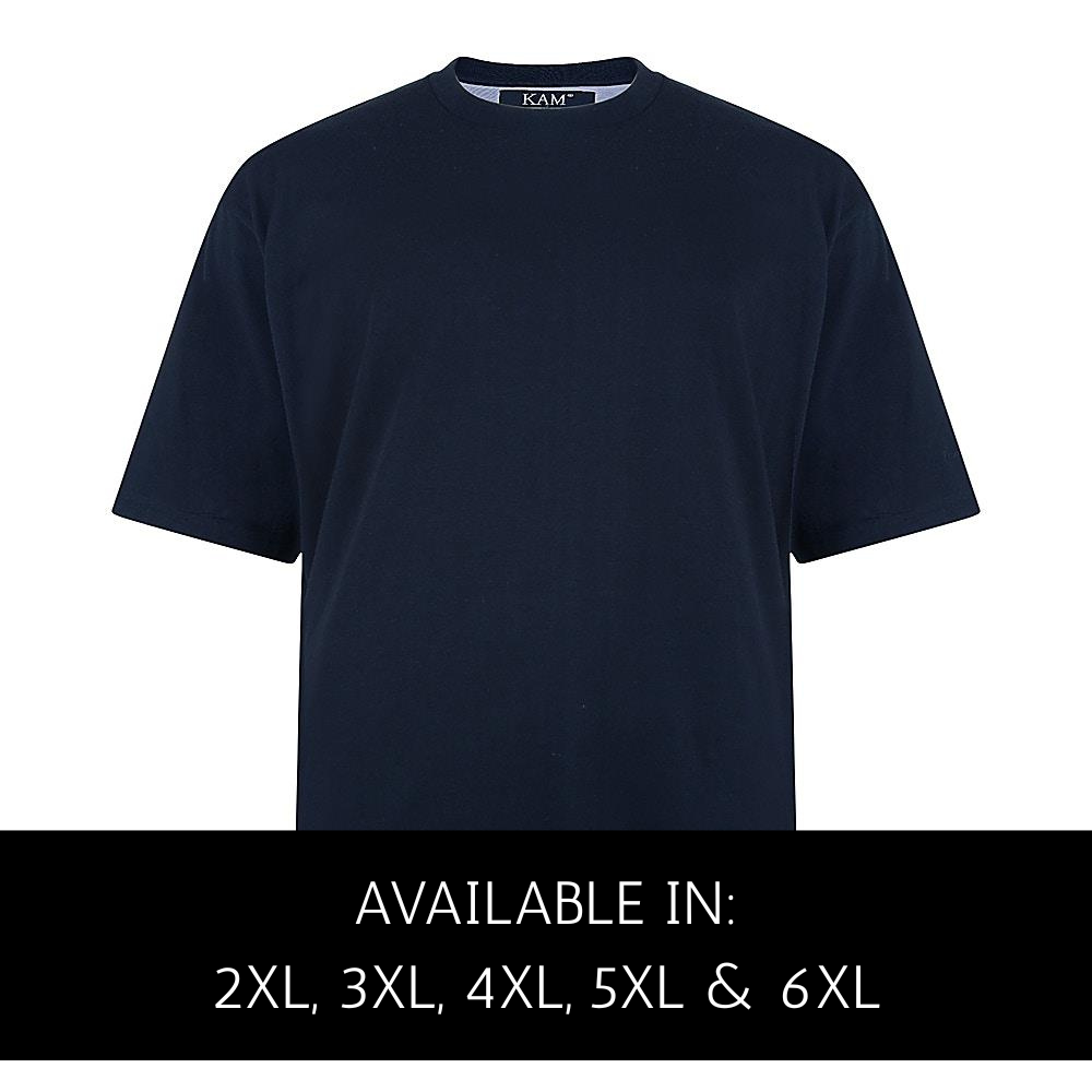 Big Men’s T-Shirts | Sizes 2XL to 6XL – Plain & Printed Styles