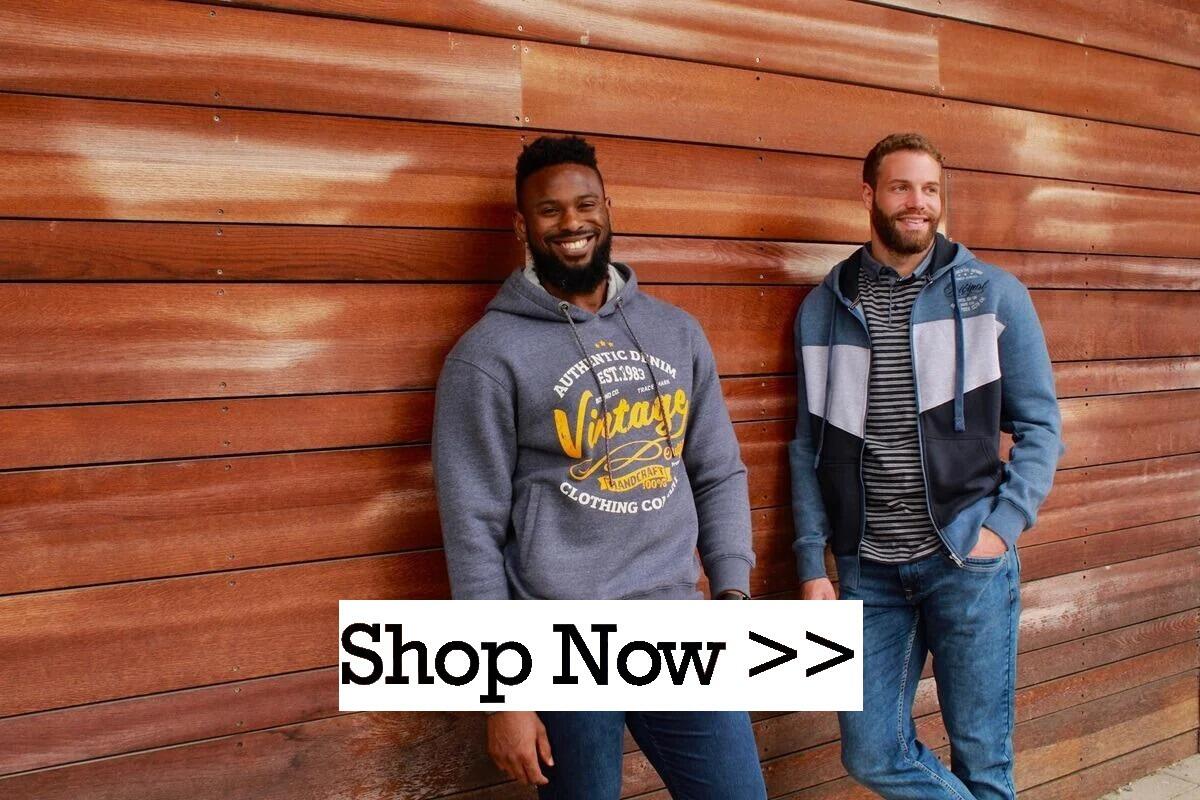 Big Men's Clothing | T-Shirts, Shirts, Polos, Hoodies, Coats & Jackets ...