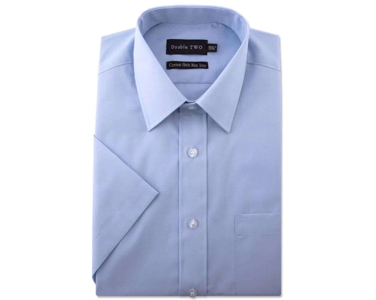 Big Men's Formal Shirts | Collar Sizes 18"–23" | Short & Long Sleeve