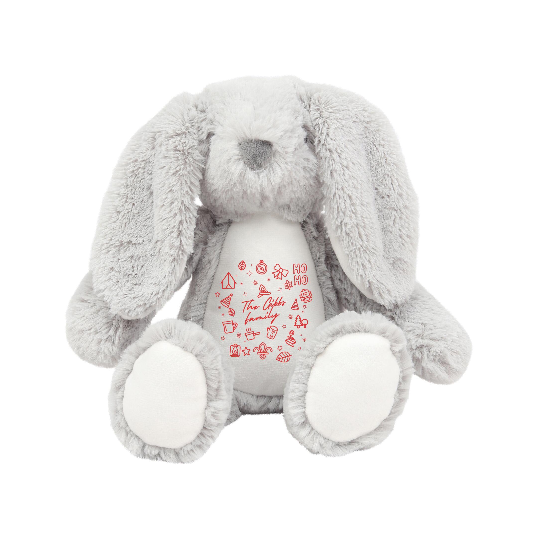 Personalised Christmas Teddy – Family Icons Design