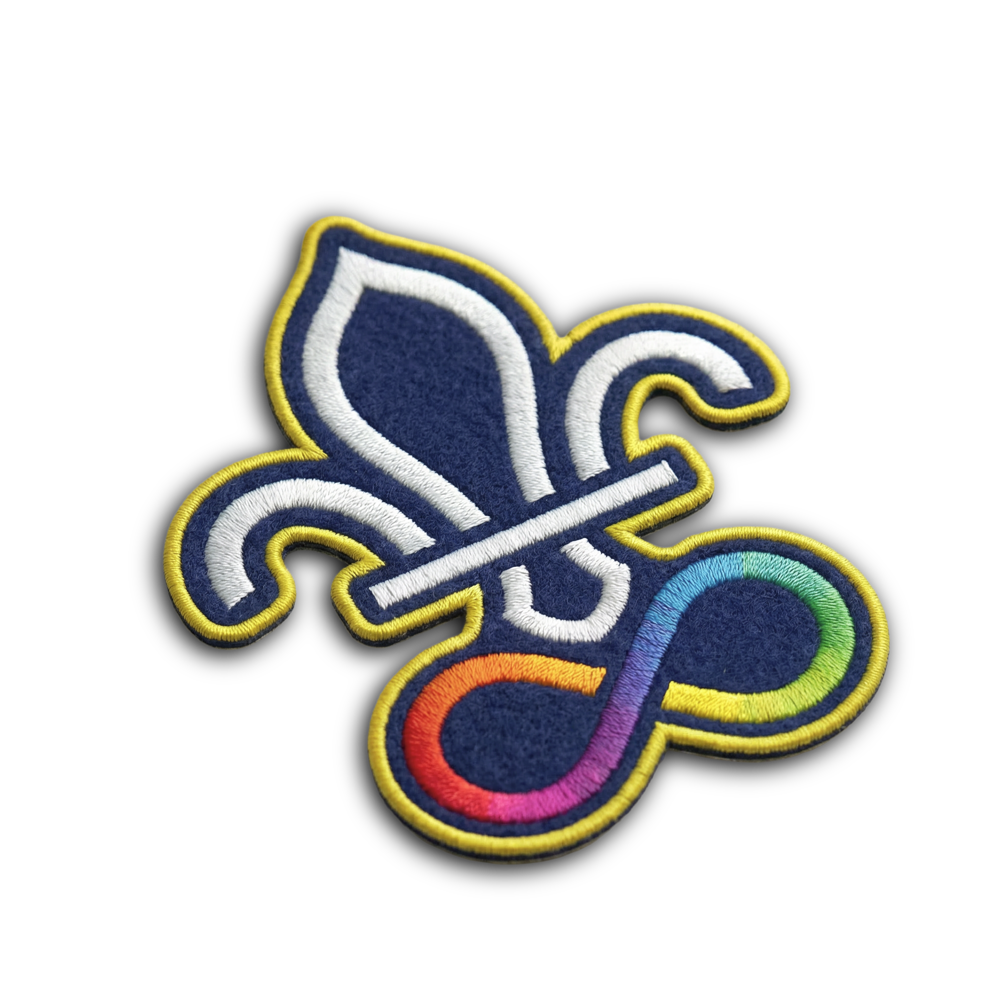 Neurodiversity in Scouting Blanket Badge | Embroidered Infinity Fleur ...
