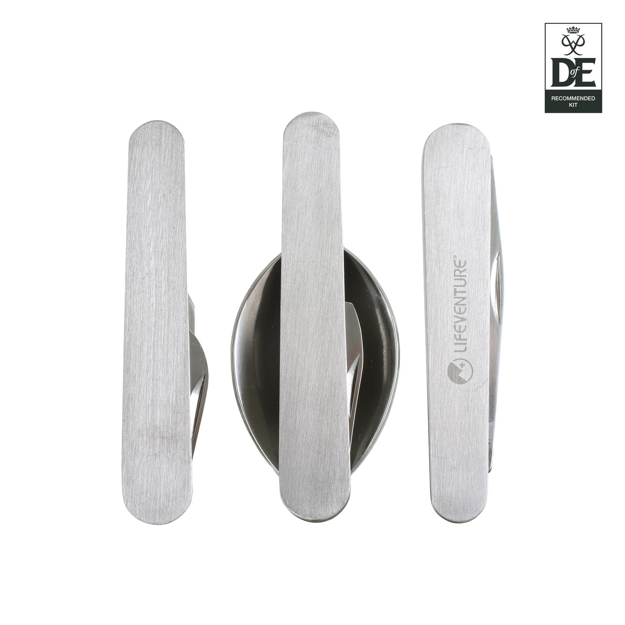 Folded Cutlery Set - DofE Recommended Stainless Steel