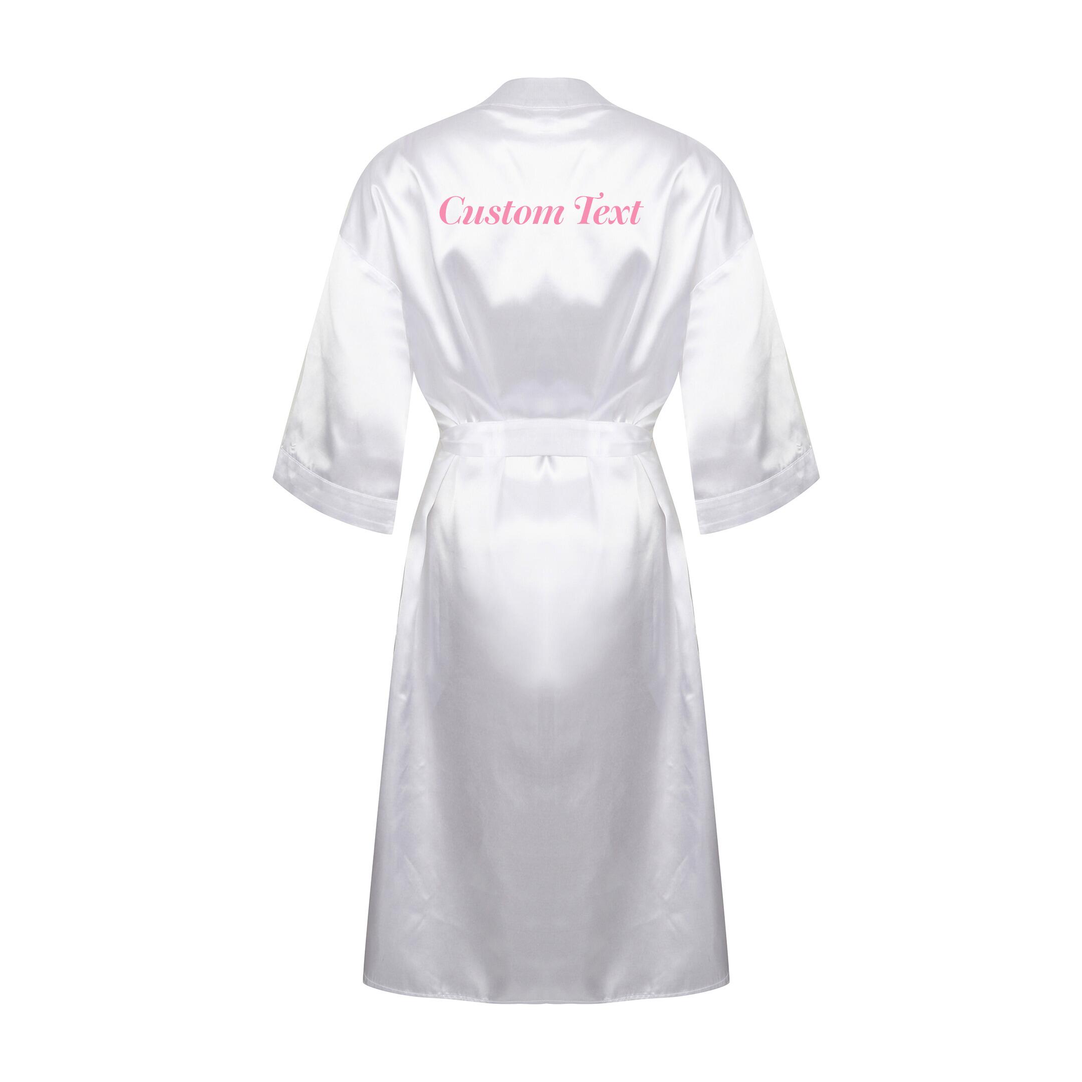 Personalised Satin Robe – Women’s Luxury Kimono