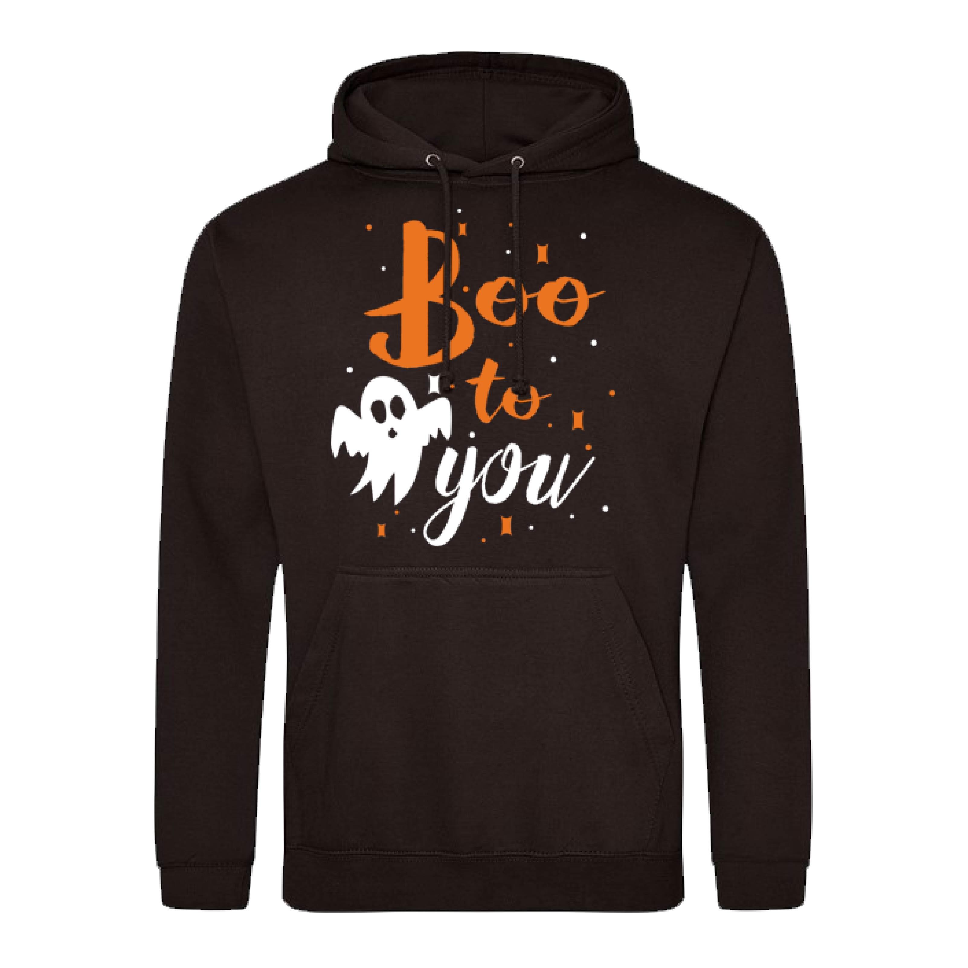 Halloween Boo to You - Hoodie - Black (Adult)