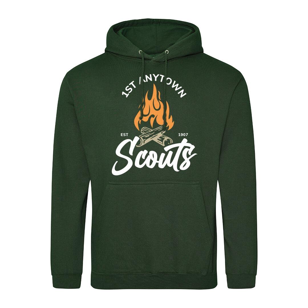 Trailblazer Hoodie - Campfire Design - Adult