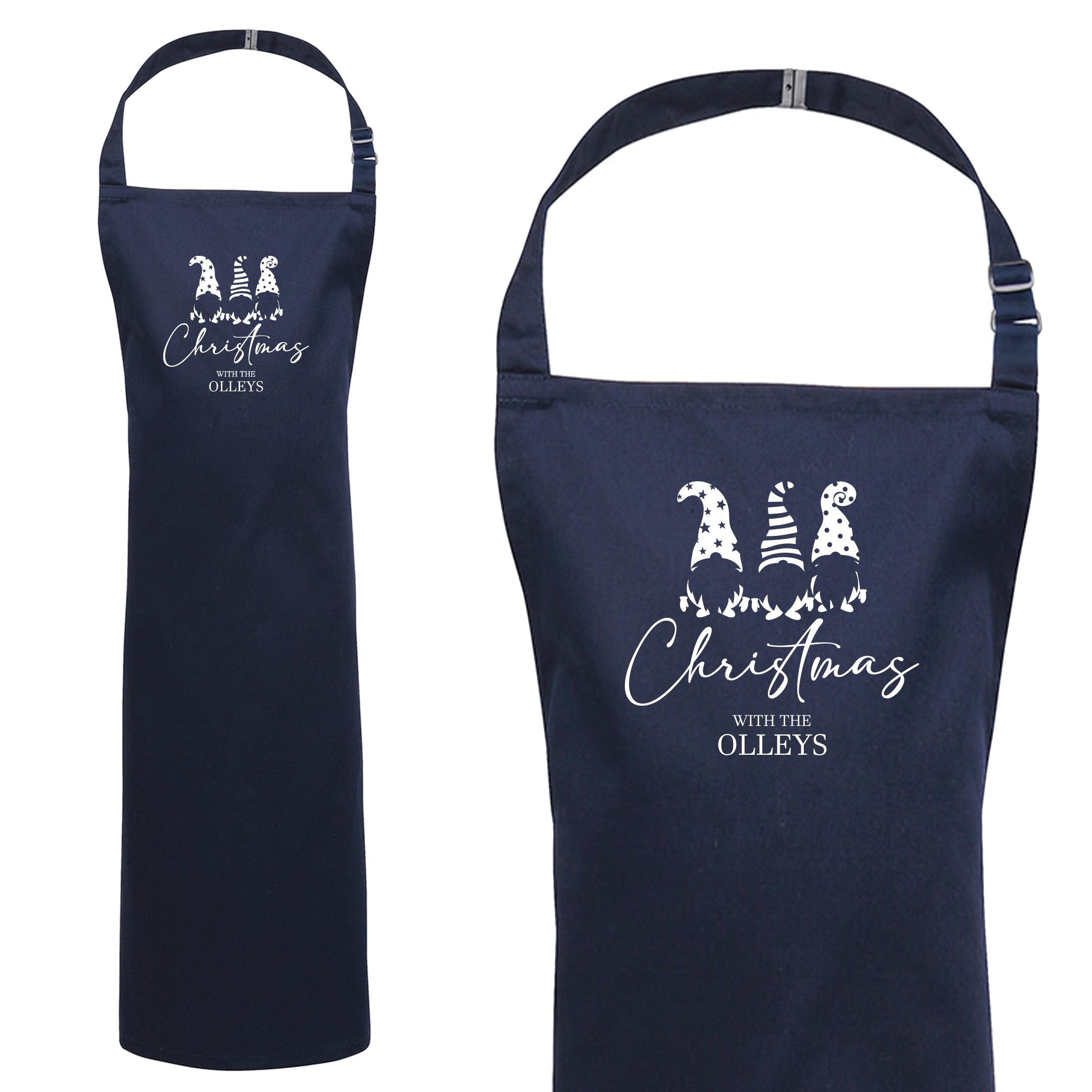 Personalised Gonk Christmas Apron - Youth