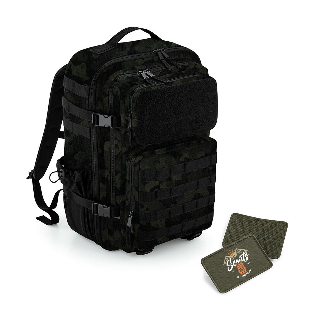 Trailblazer Backpack Design 35L Tactical Rucksack & Velcro Patch
