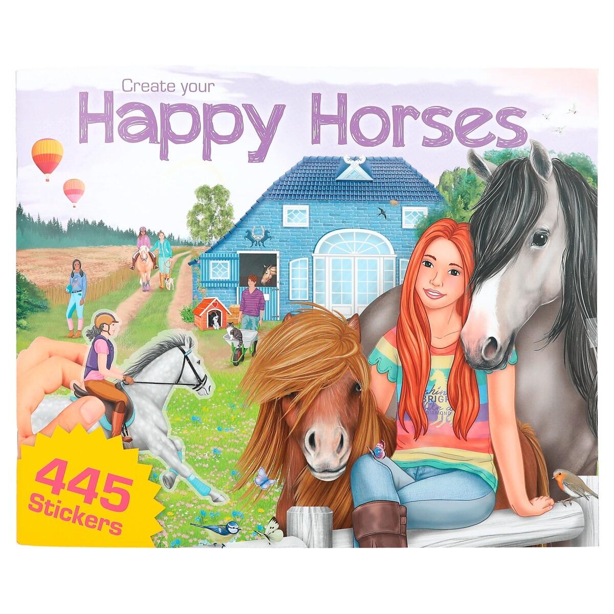 Create Your Happy Horse Sticker Book