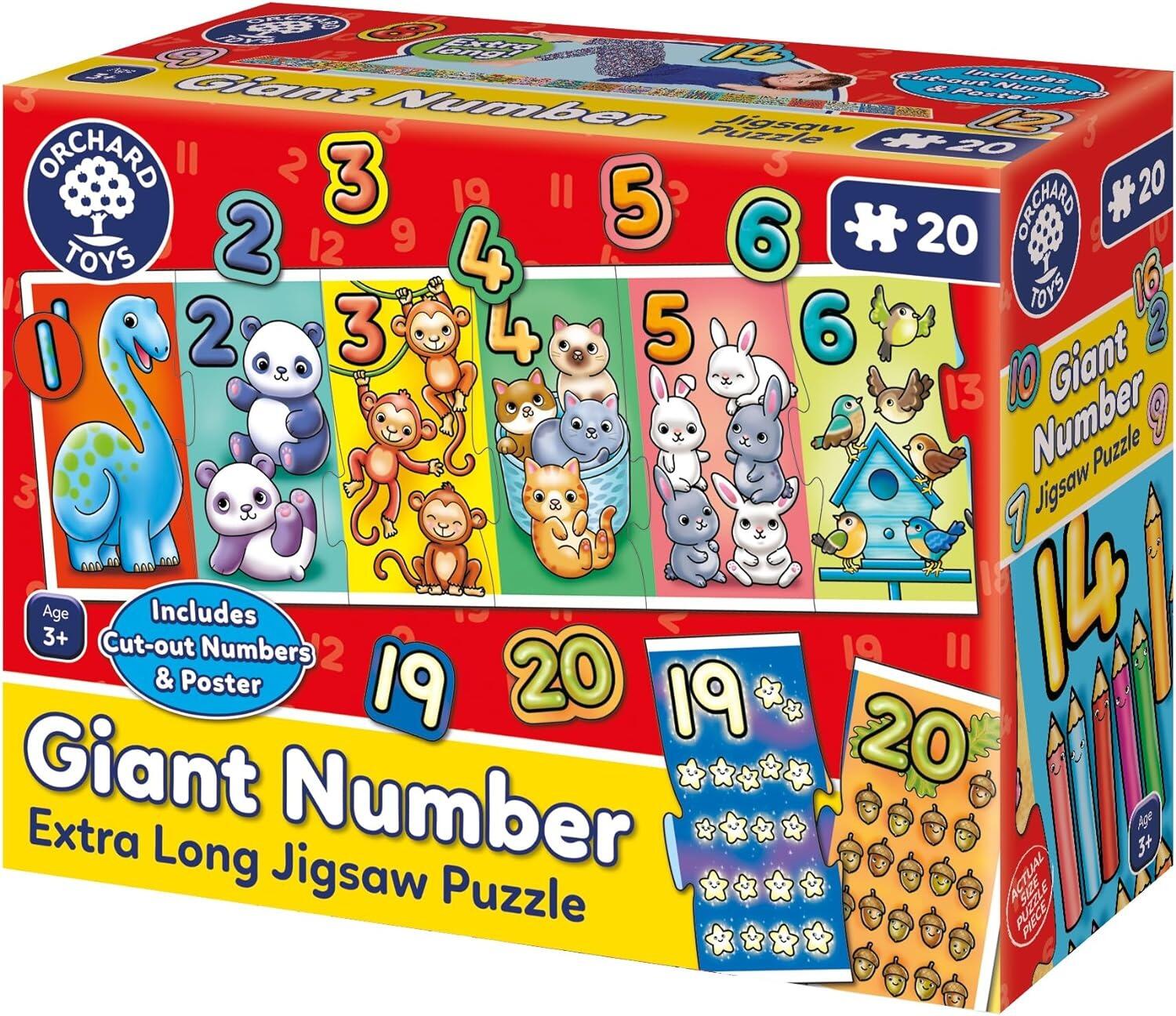 Giant Number Jigsaw