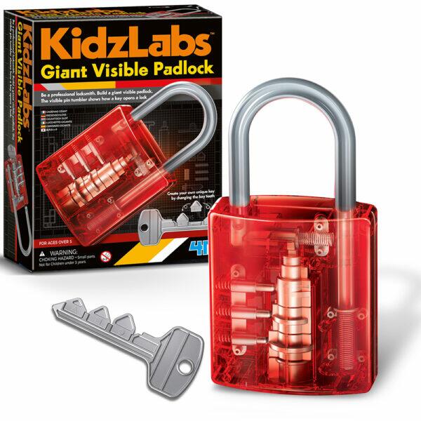 Kidz Labz Giant Visible Padlock