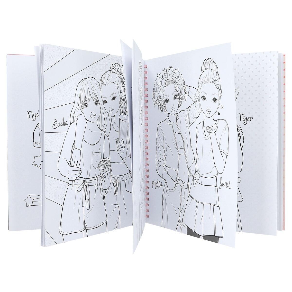 Top Model colouring book Cutie Star