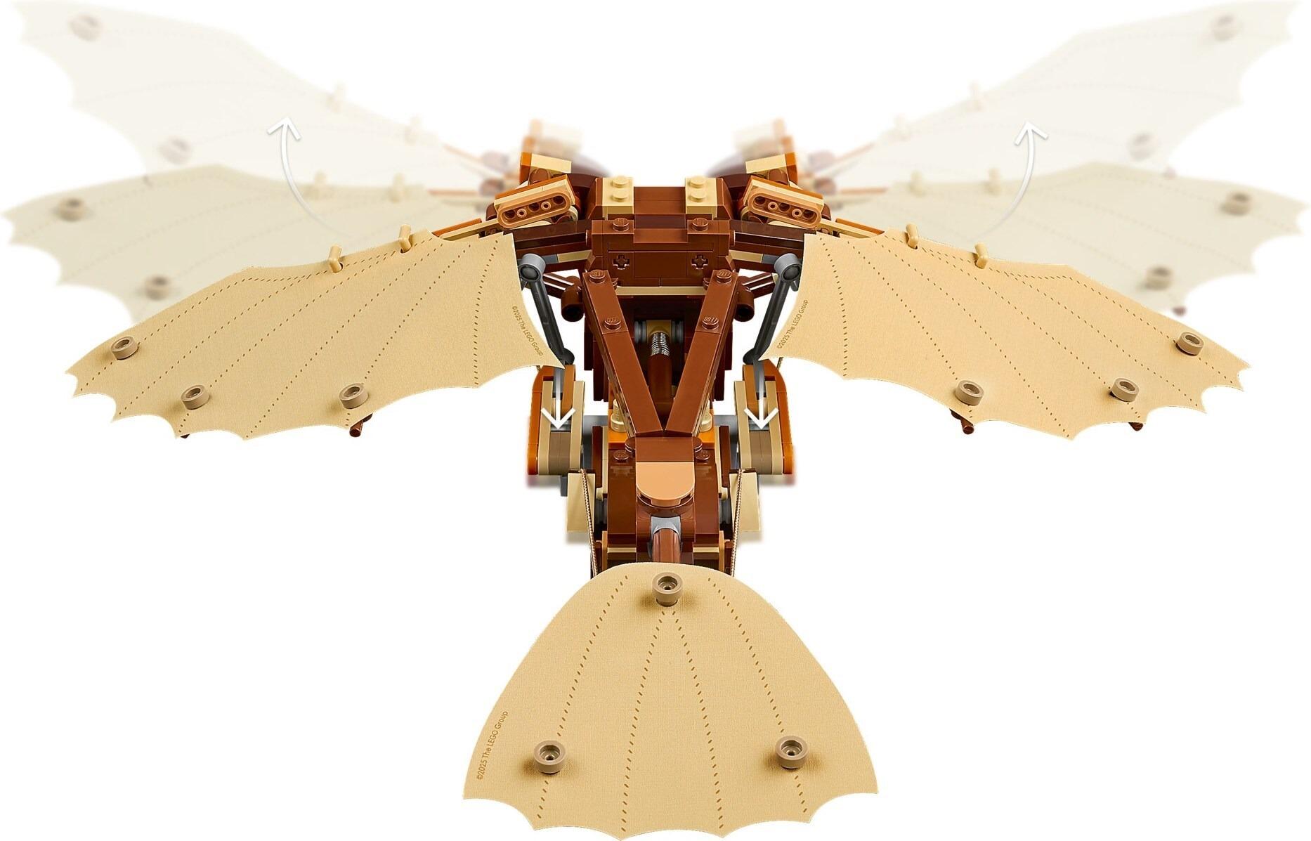 Lego Art - Leonardo da Vinci's Flying Machine