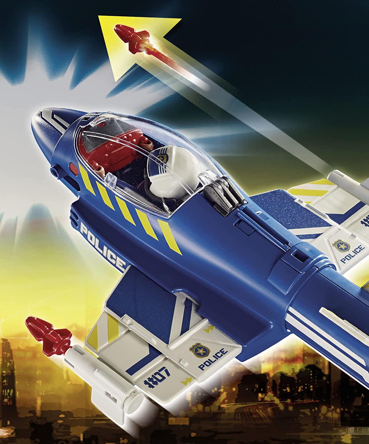 Police Jet with Drone