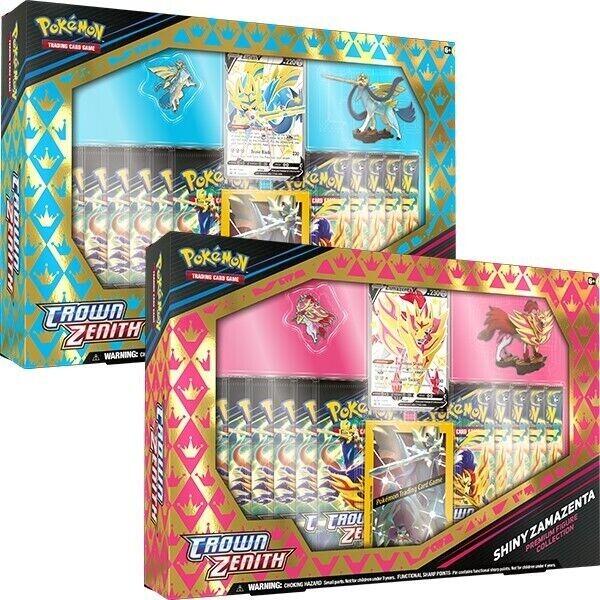 Crown Zenith Shiny Zacian Zamazenta V Premium Collection