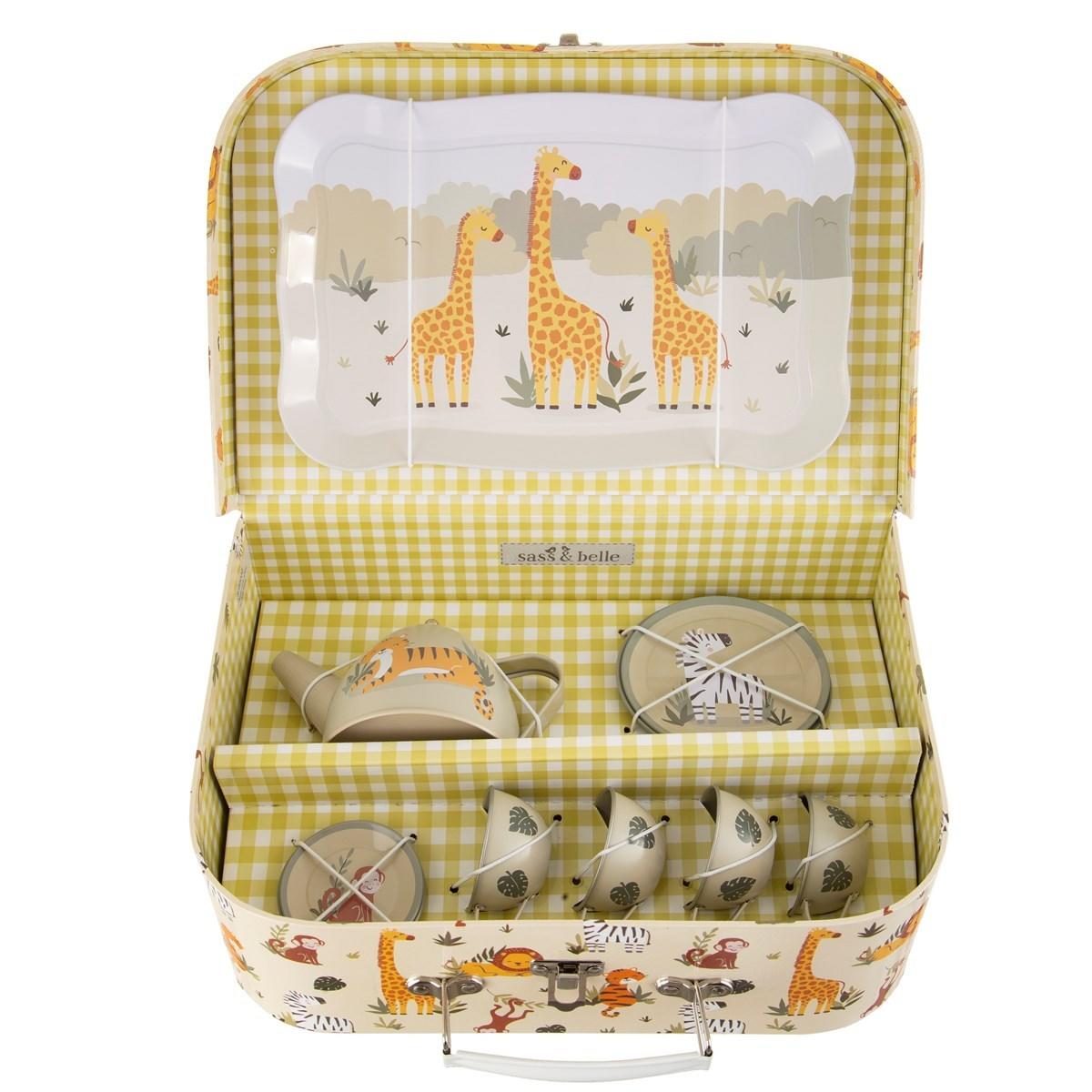 Savannah Safari Tin Tea Set