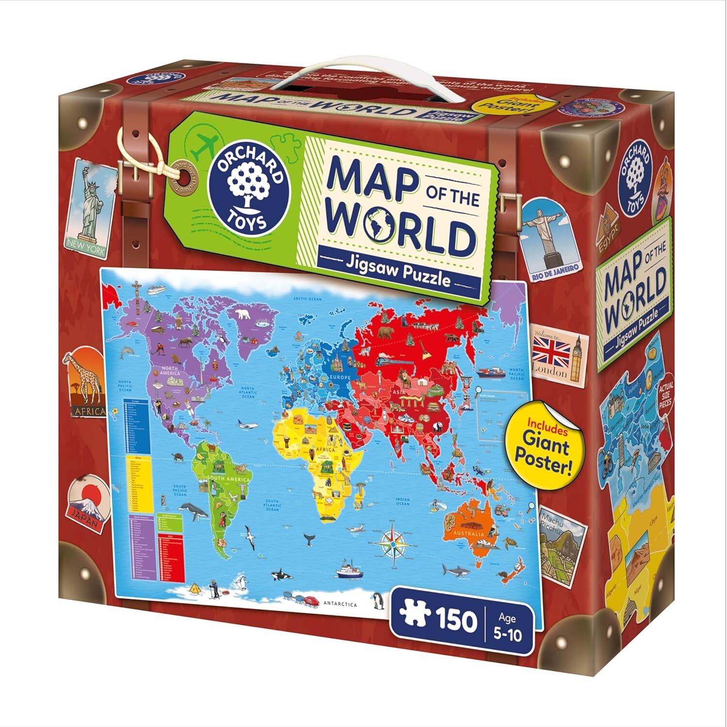 Map of the World Puzzle & Poster