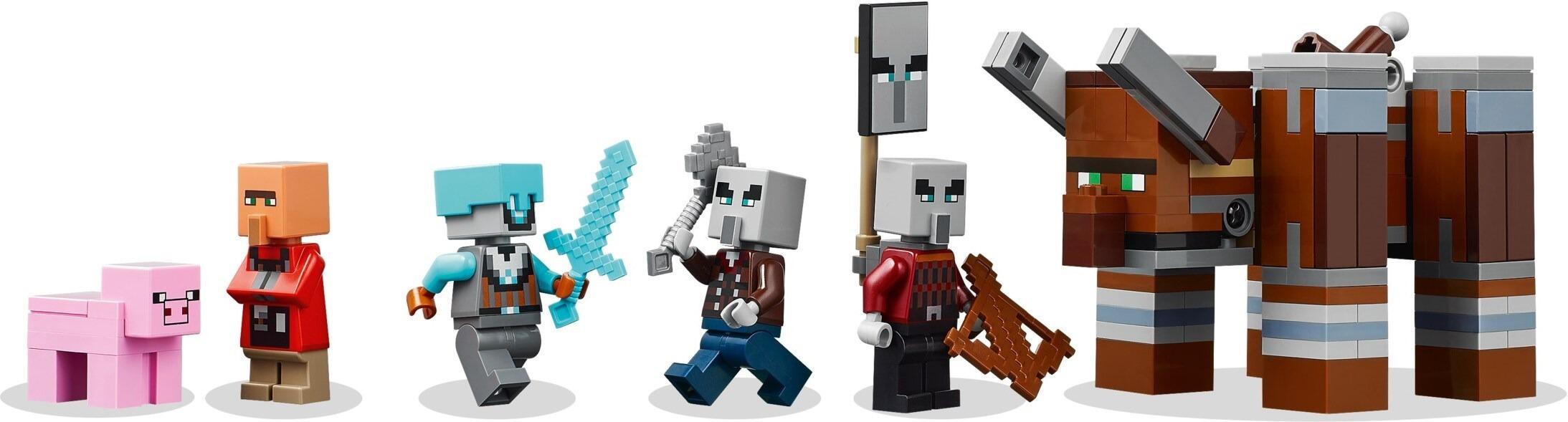 Lego Minecraft - The Pillager Outpost and Ravager