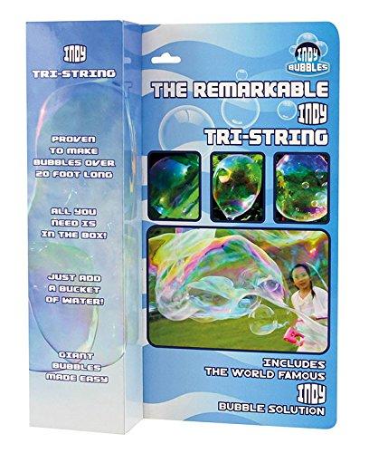 The remarkable Tri-string Giant Bubble Wand