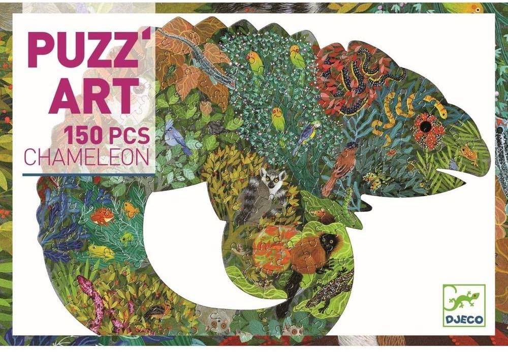 Chameleon Art Puzzle