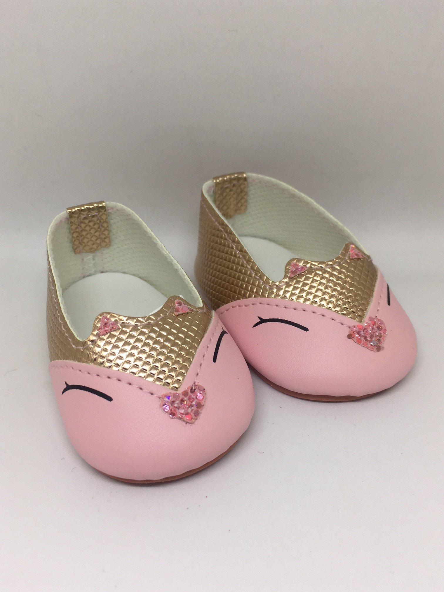 Our Generation Shoes - Pink Kitty
