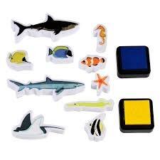 Ocean stamp set