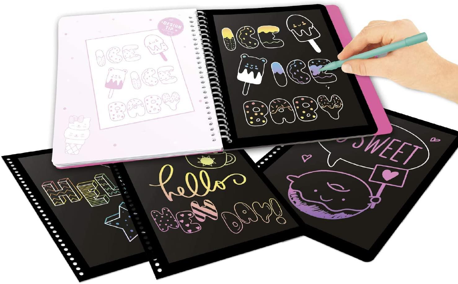 Top Model Magic Scratch Hand Lettering Book